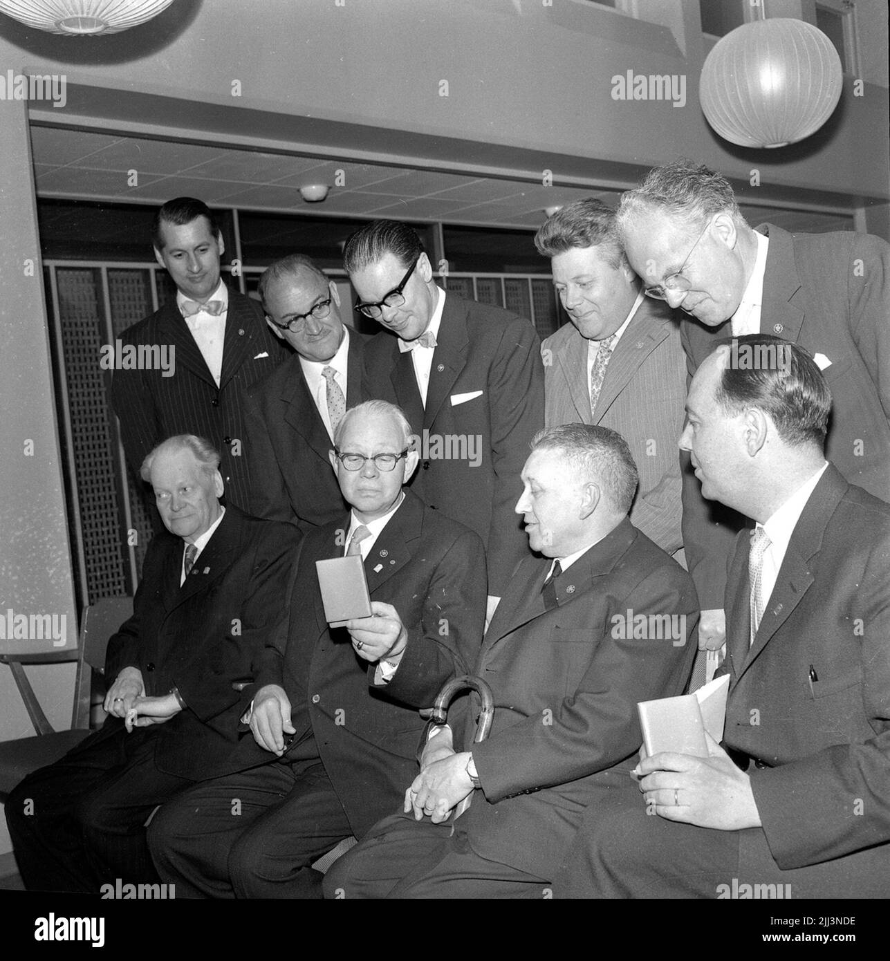 Bertil Boo medaled October 6, 1958 Stock Photo - Alamy
