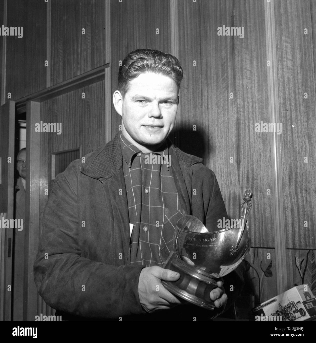 Trophy pose Black and White Stock Photos & Images - Alamy