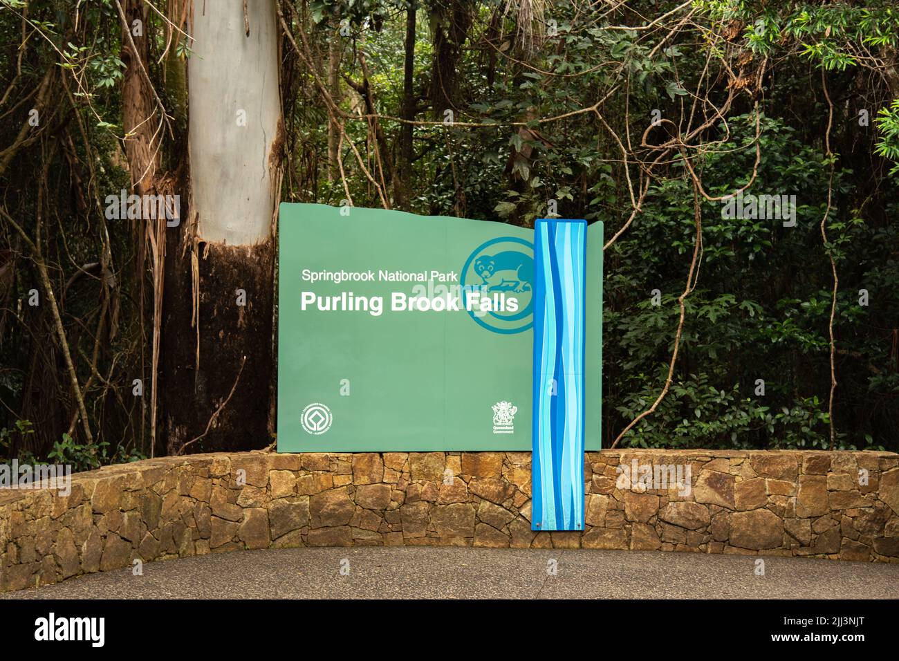 Springbrook National Park, Queensland, Australia: Welcome sign with ...
