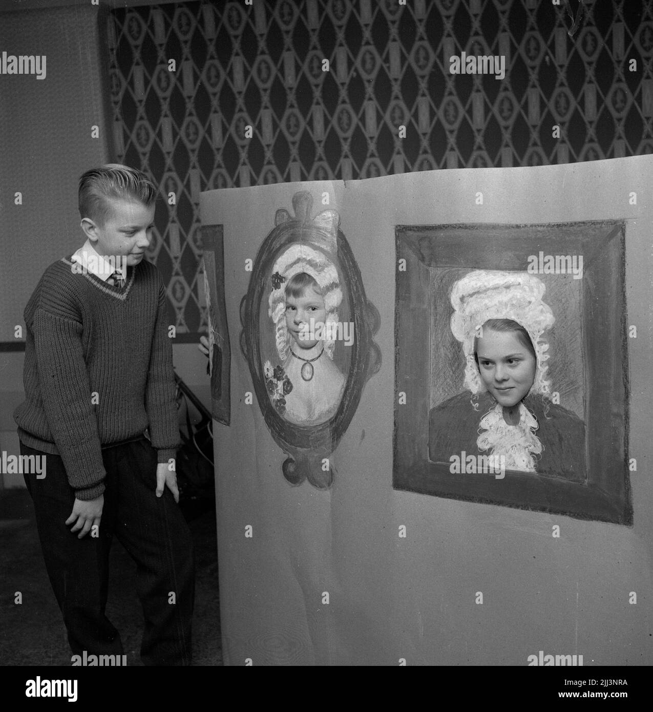 The Workers' Association's Christmas party.5 January 1959 Stock Photo ...