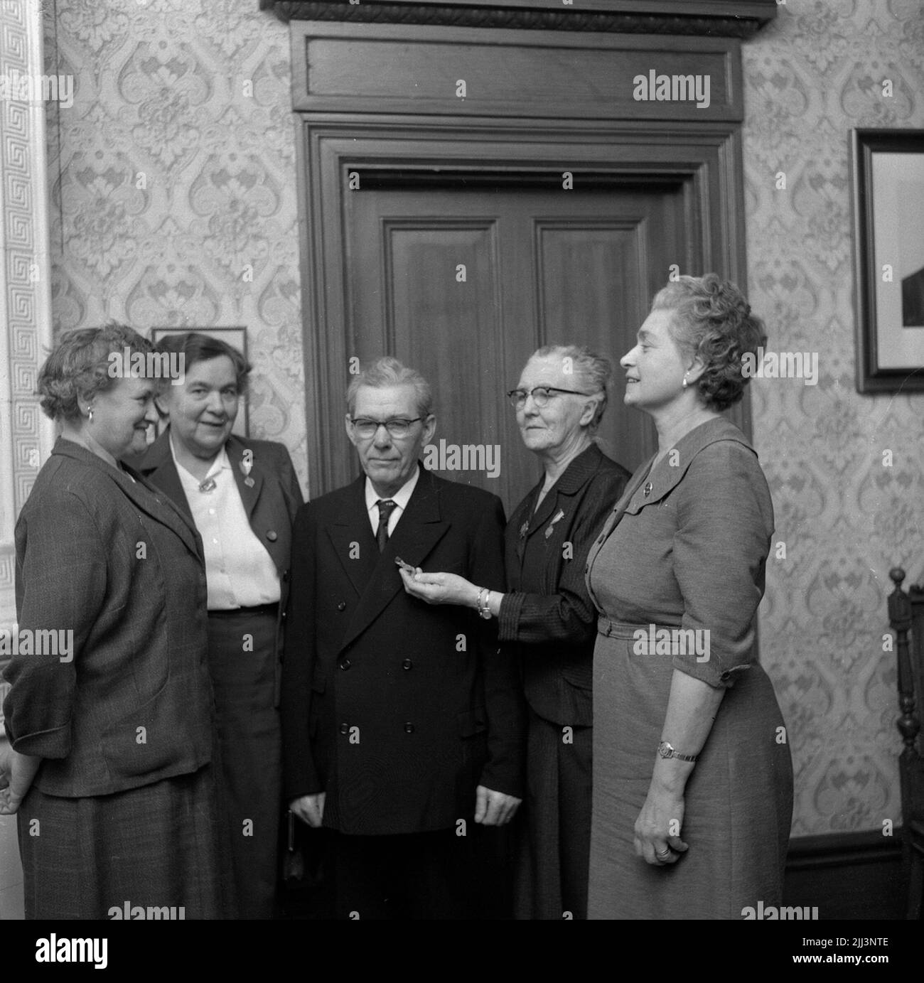 The workers party group Black and White Stock Photos & Images - Alamy