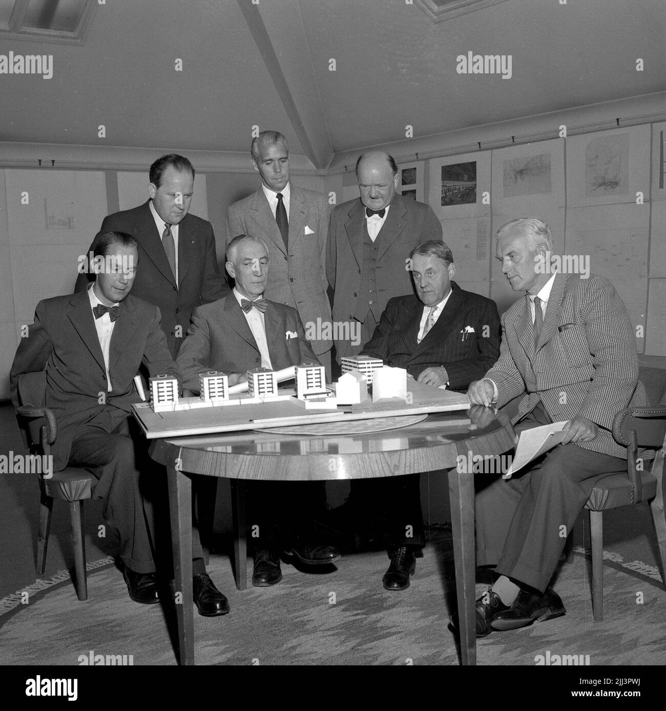 High gentlemen from Stockholm.15 September 1955 Stock Photo - Alamy