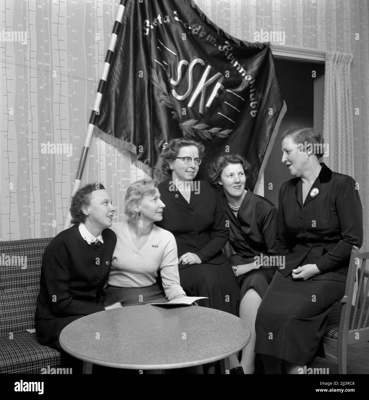 Women formal meeting Black and White Stock Photos & Images - Alamy