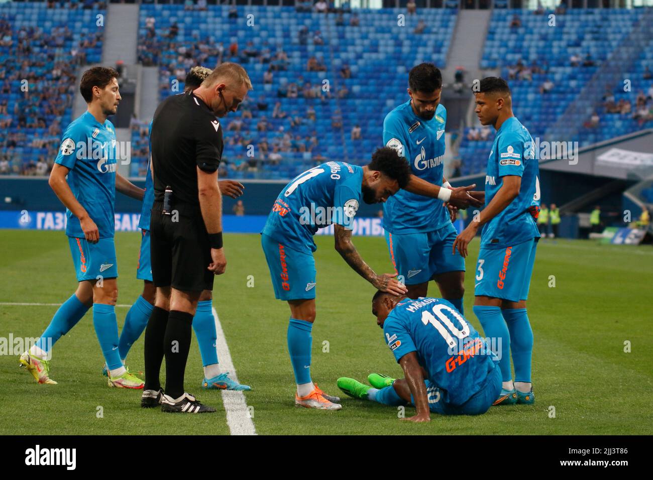 St. Petersburg, Russia. 22nd July, 2022. Malcom Filipe Silva de ...