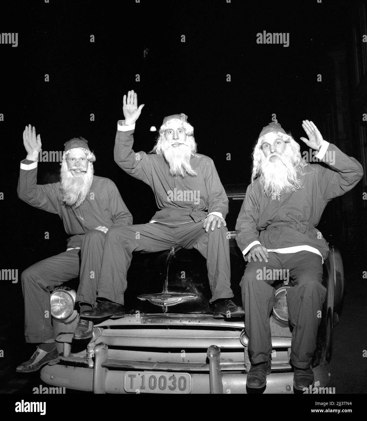 Real Santa Claus ”.december 1956 Stock Photo - Alamy