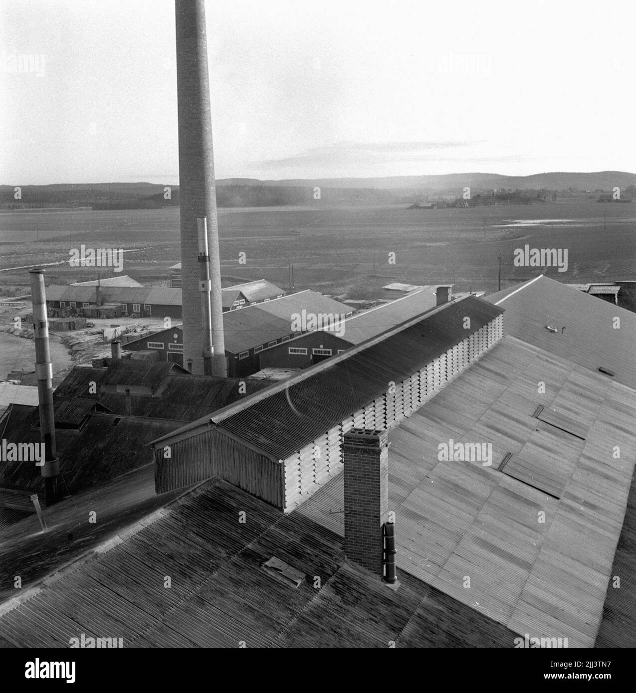 Hammars Glasbruk.december 1956 Stock Photo - Alamy