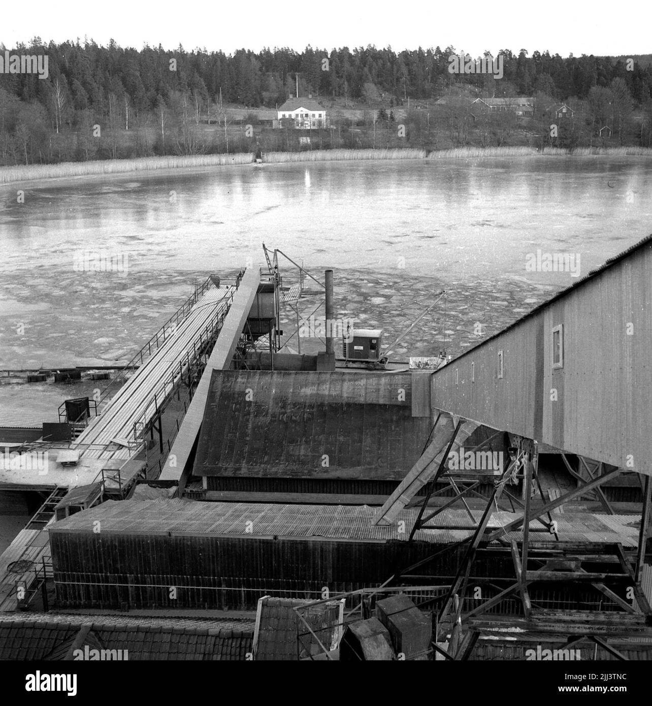 Hammars Glasbruk.december 1956 Stock Photo - Alamy