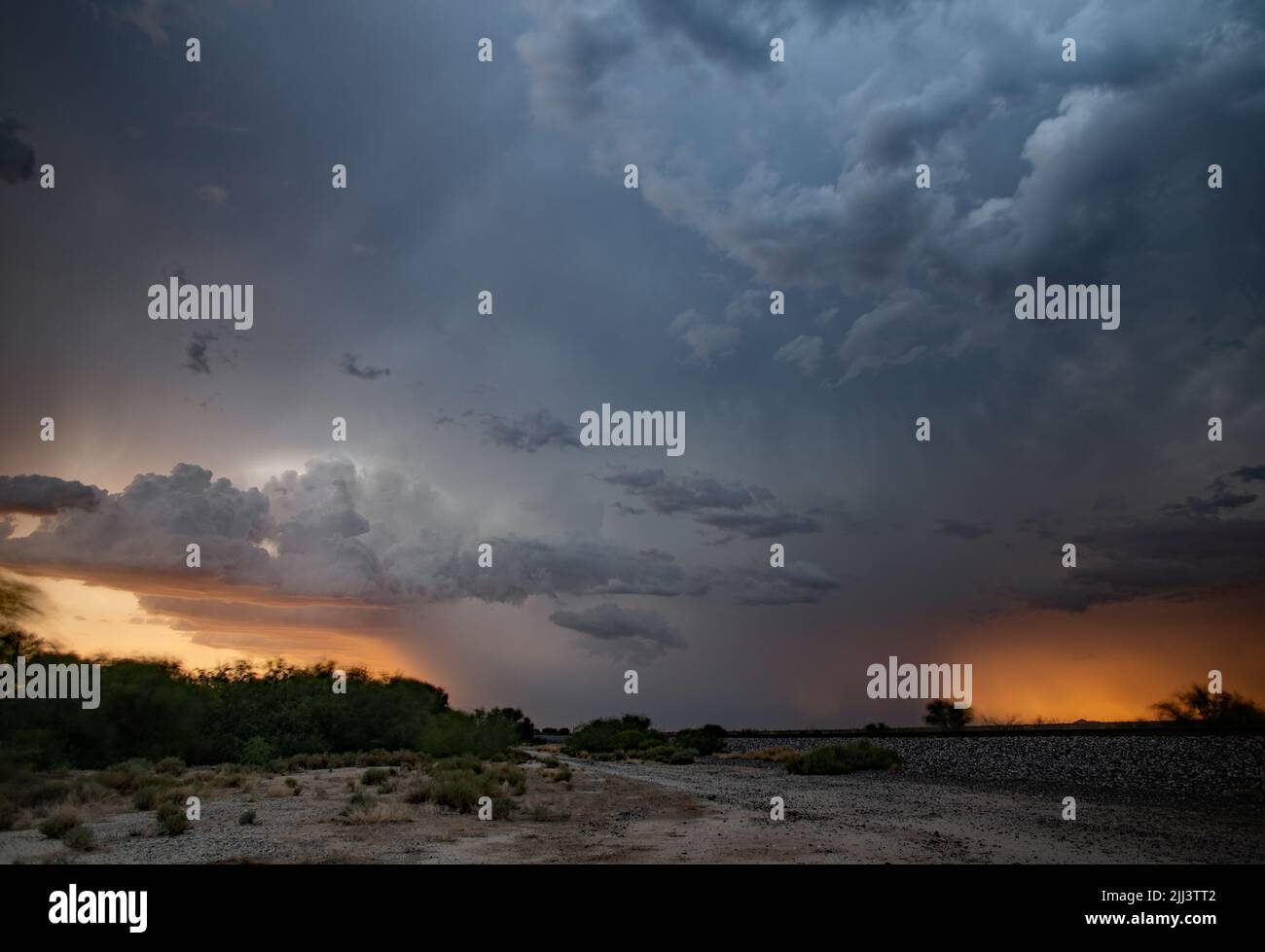 Rain clouds and railroad hi-res stock photography and images - Alamy