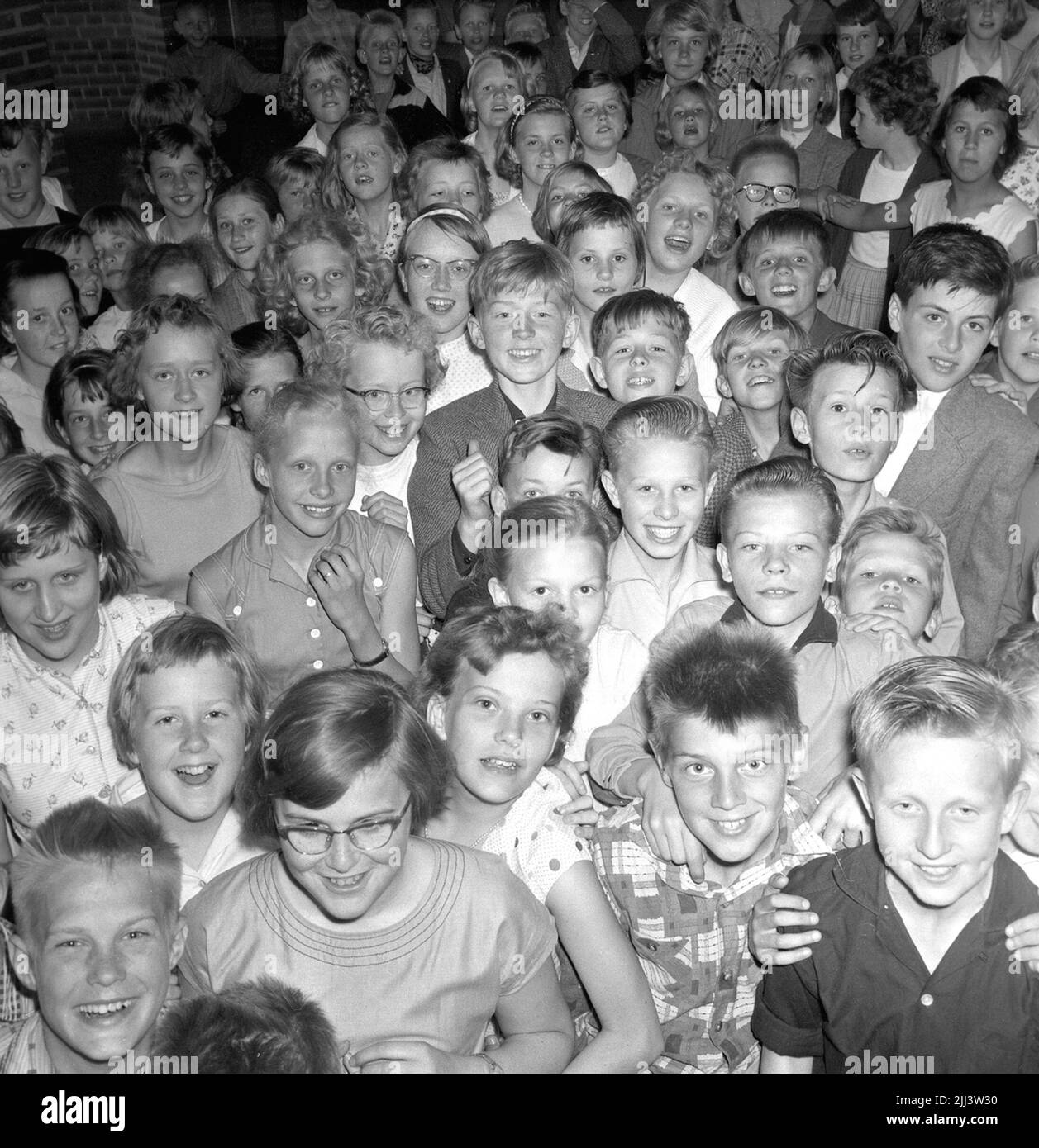 New school police.5 June 1958 Stock Photo - Alamy