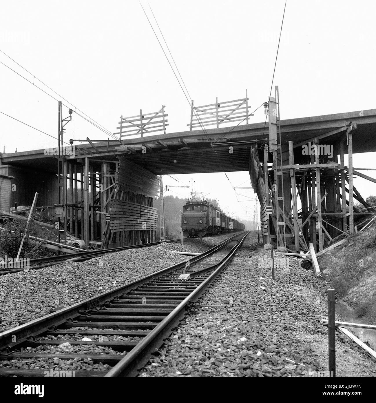 New viaduct.3 September 1958 Stock Photo - Alamy