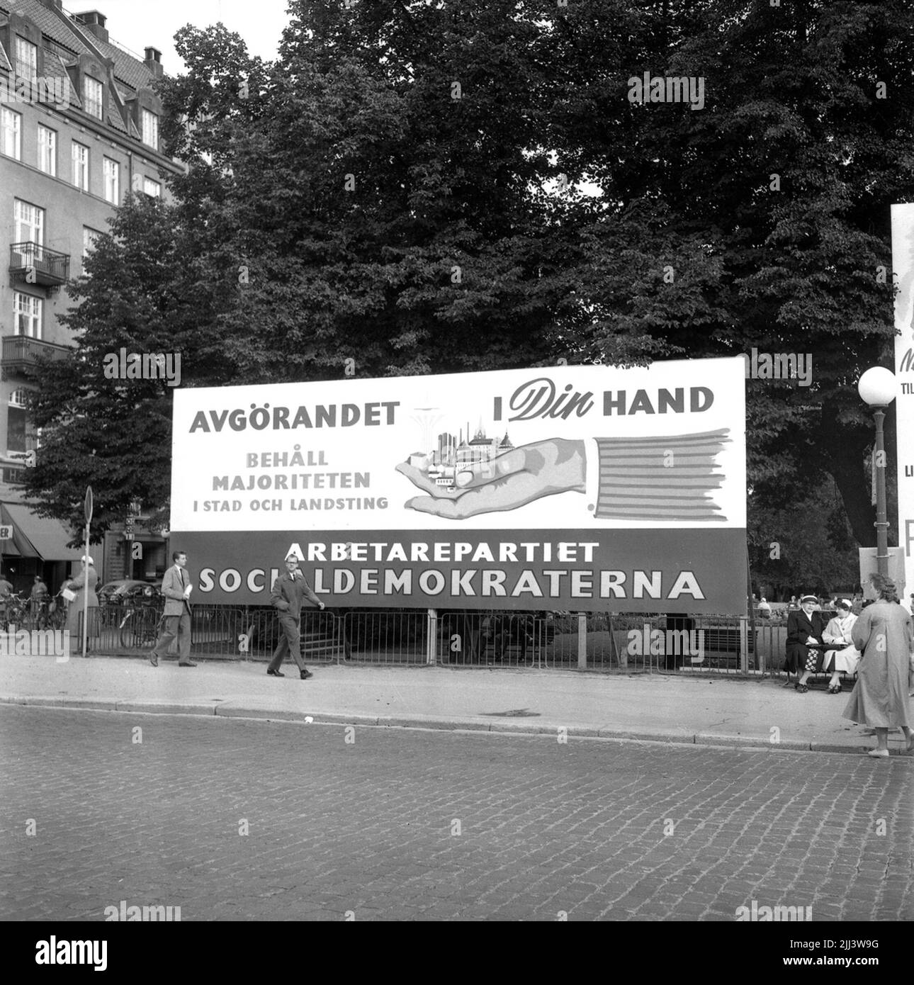Municipal elections 1958.22 September 1958 Stock Photo - Alamy