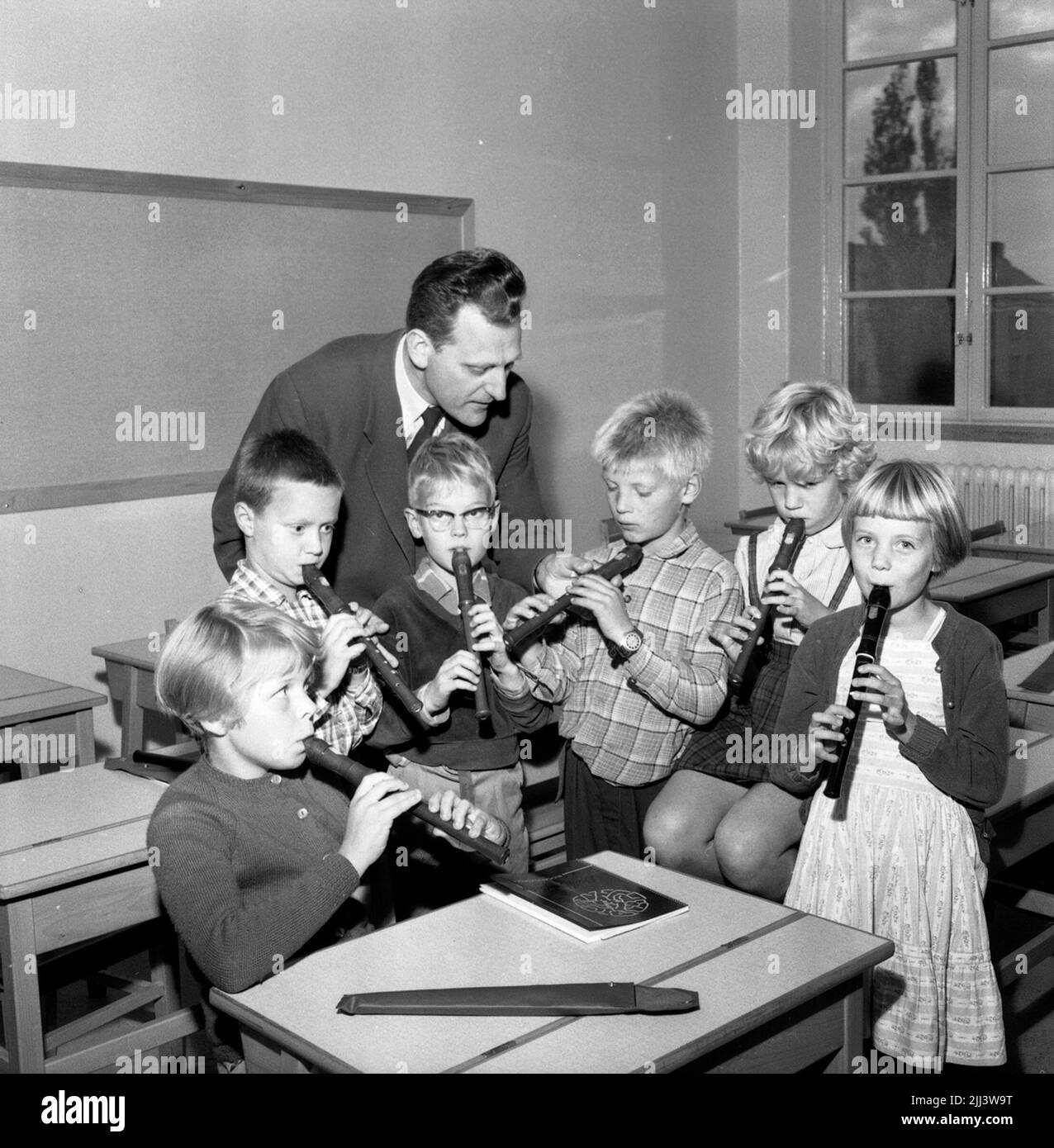 Folk Music School.19 September 1958 Stock Photo - Alamy