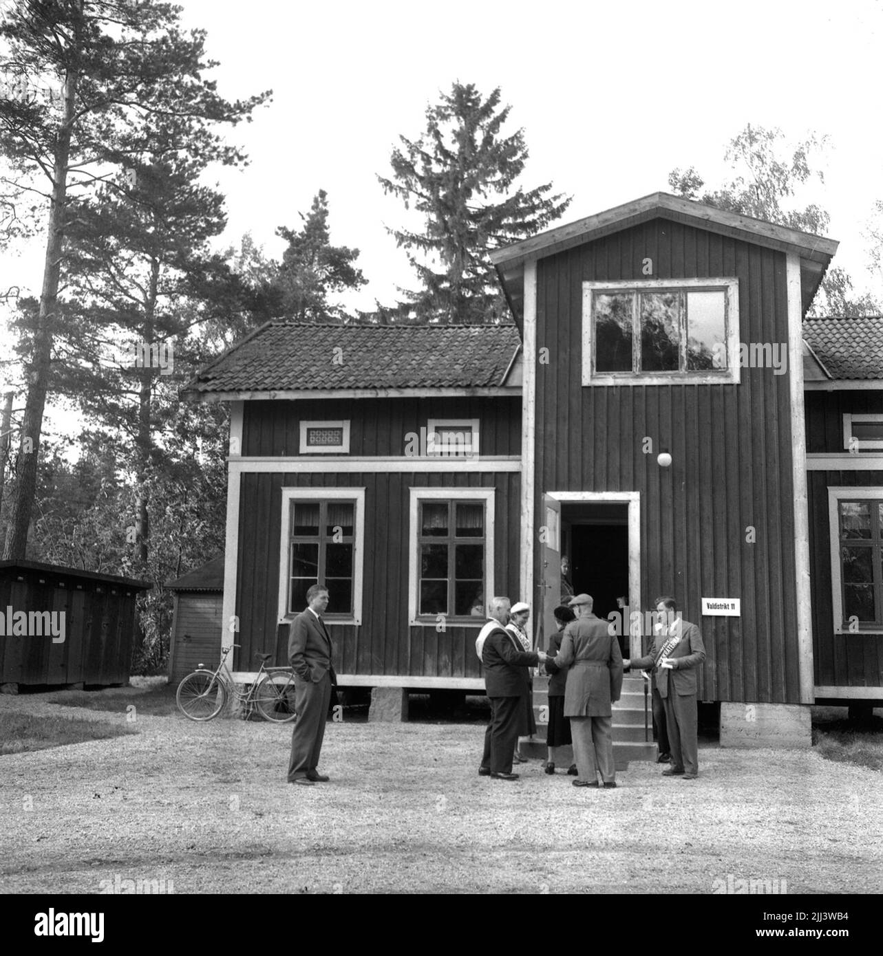 Municipal elections 1958.22 September 1958 Stock Photo - Alamy