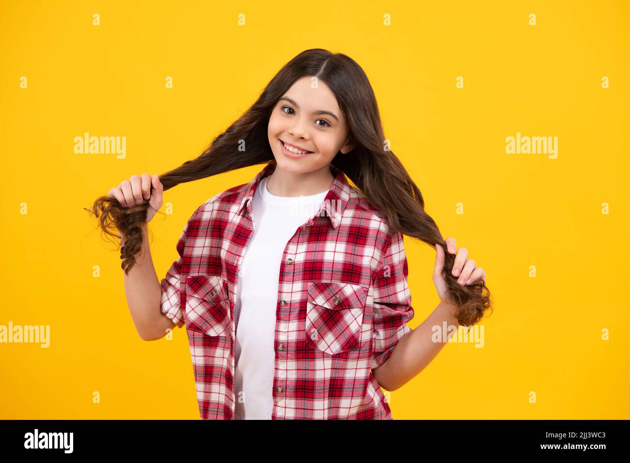 Happy teenager, positive and smiling emotions of teen girl. Emotional ...