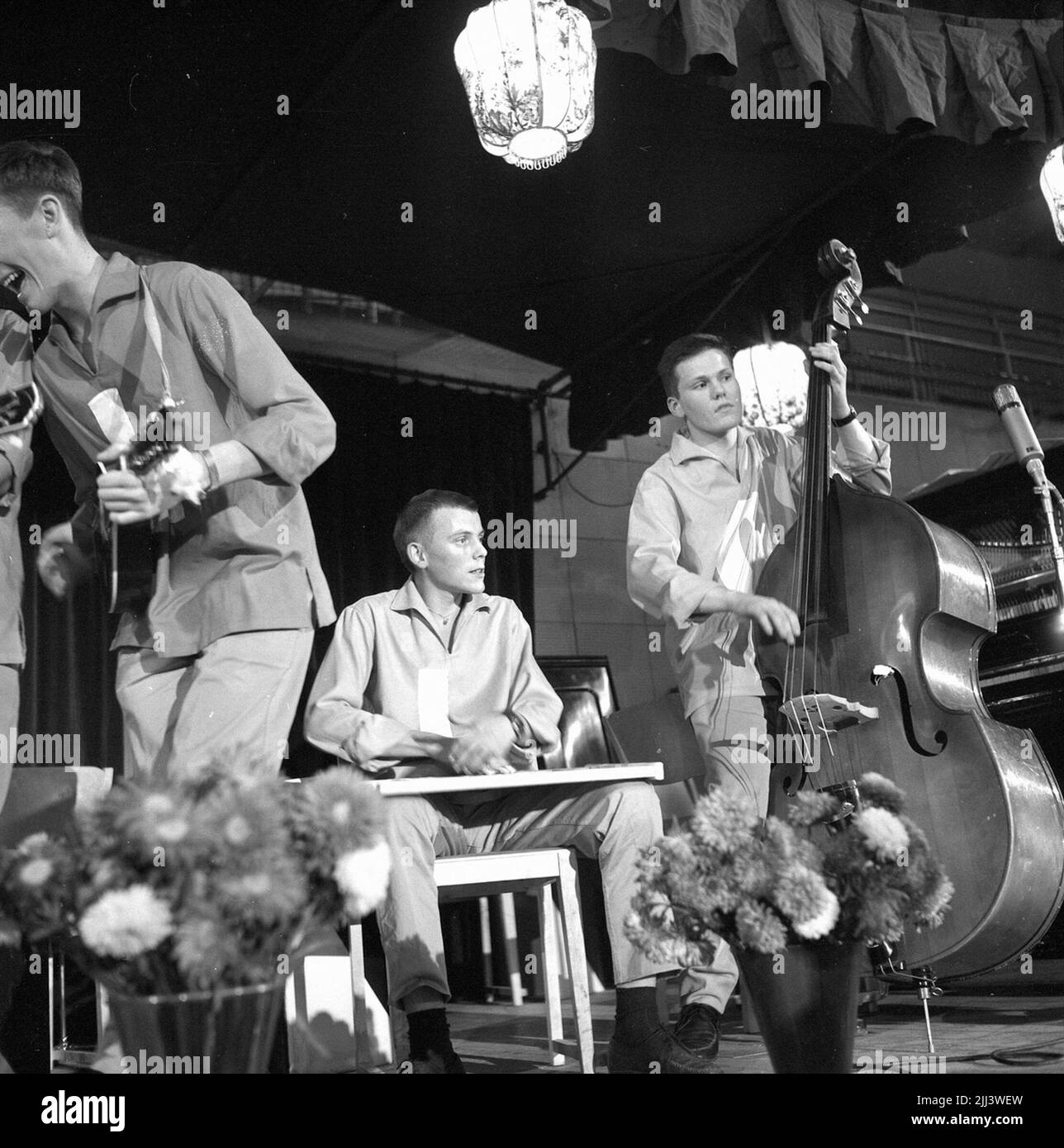 Group dance night Black and White Stock Photos & Images - Alamy