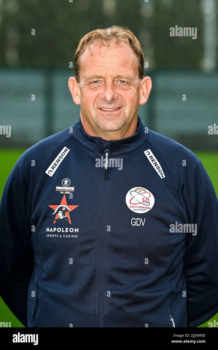 EMBARGO 16/07 Essevee's goalkeeper coach Gianny De Vos poses for the ...