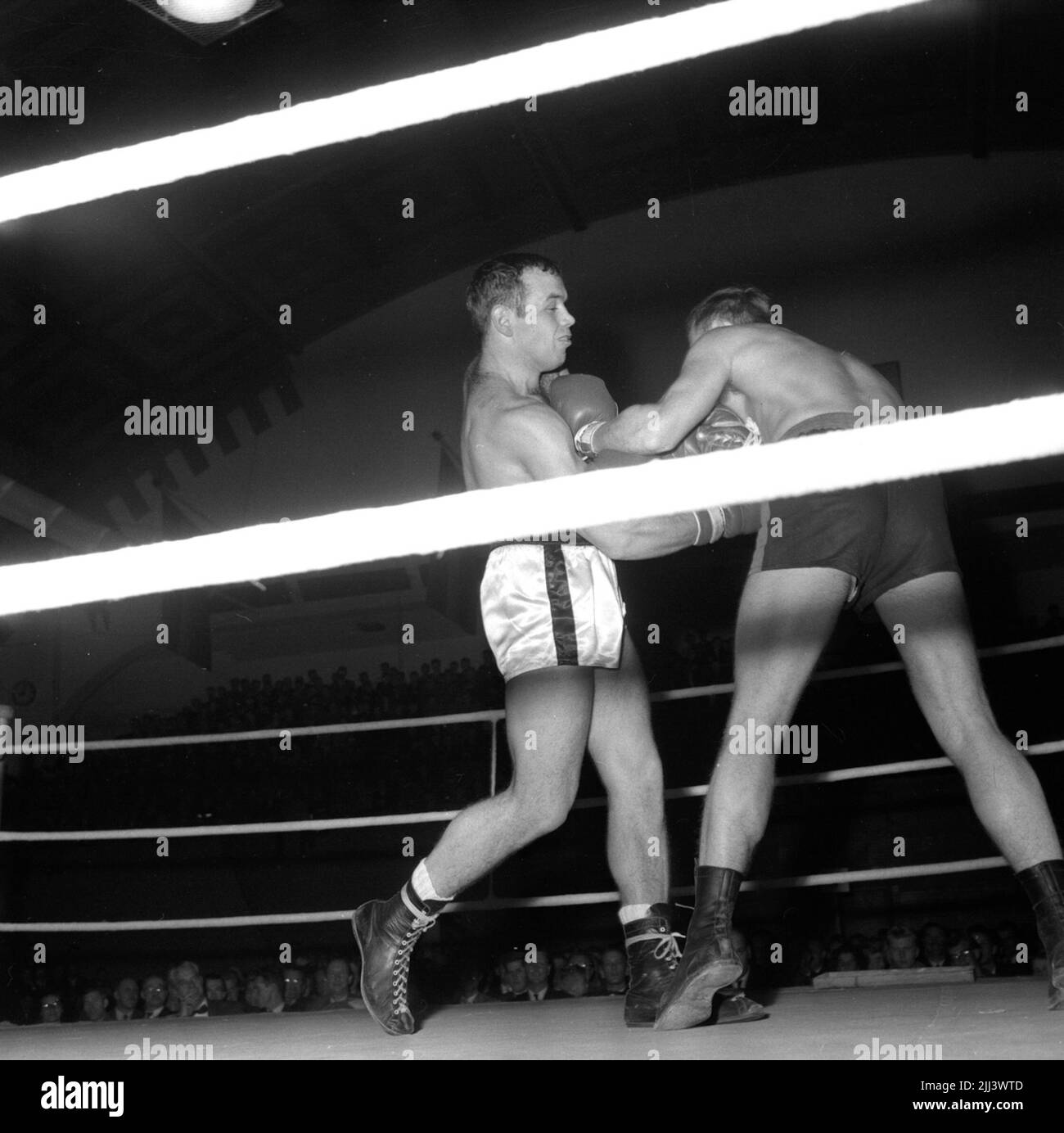 Boxing.7 November 1958 Stock Photo - Alamy