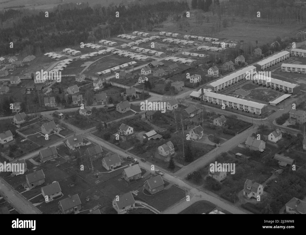 Building number. Air pictures.12 November 1958 Stock Photo - Alamy