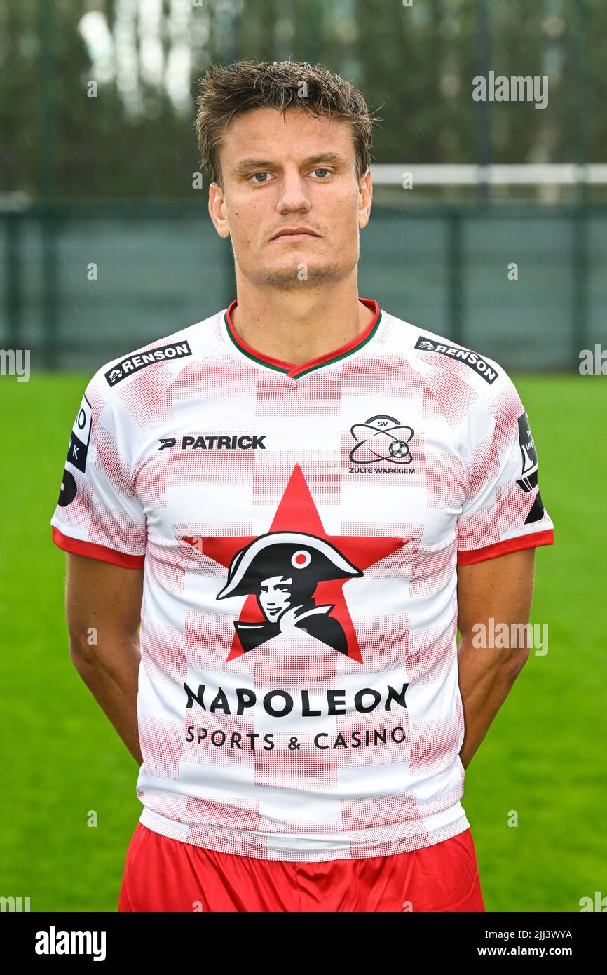 EMBARGO 16/07 Essevee's Jelle Vossen poses for the photographer, at the ...