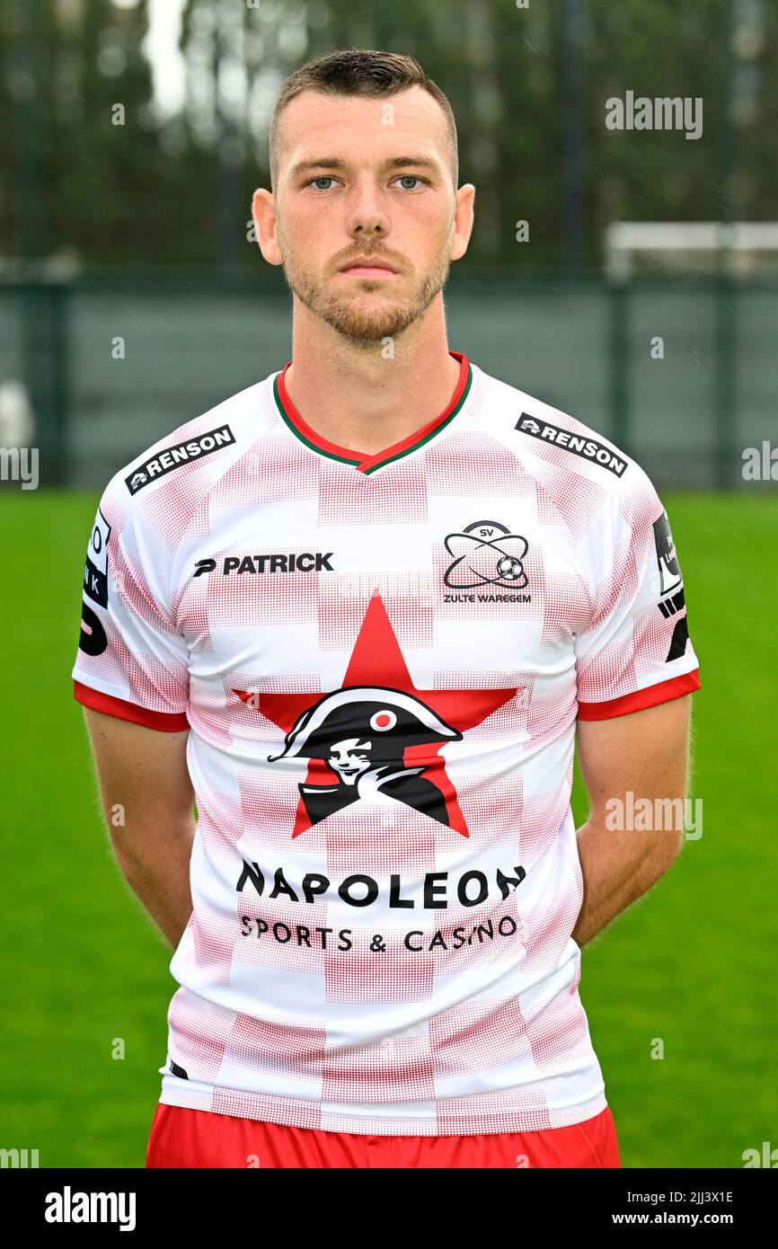 EMBARGO 16/07 Essevee's new player Stan Braem poses for the ...