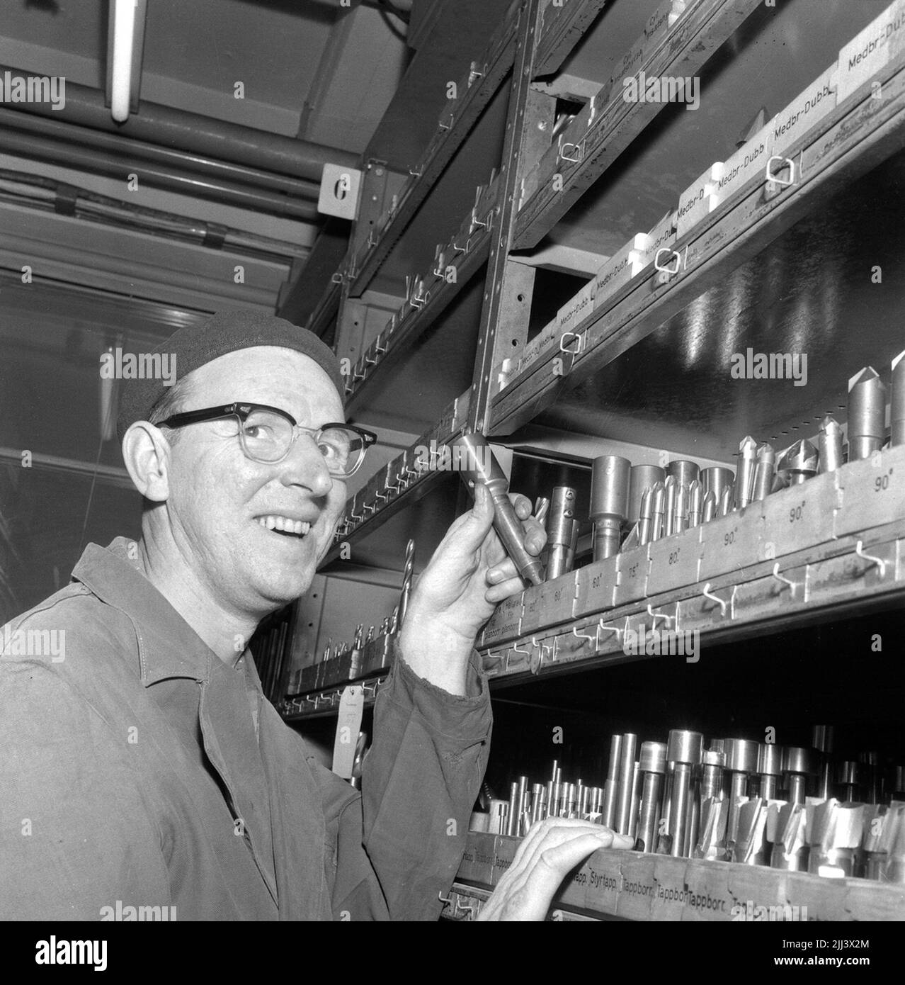 Tappborr.17 november 1958 Stock Photo - Alamy