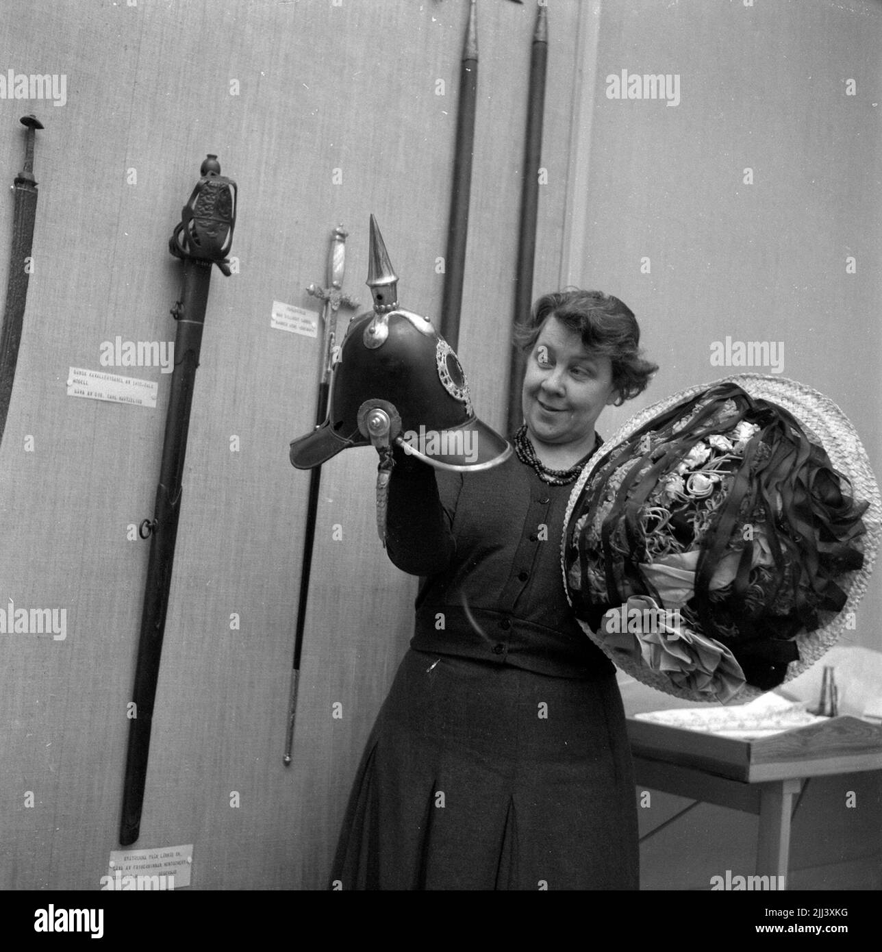 Cultural History in the Art Hall.3 January 1959 Stock Photo - Alamy