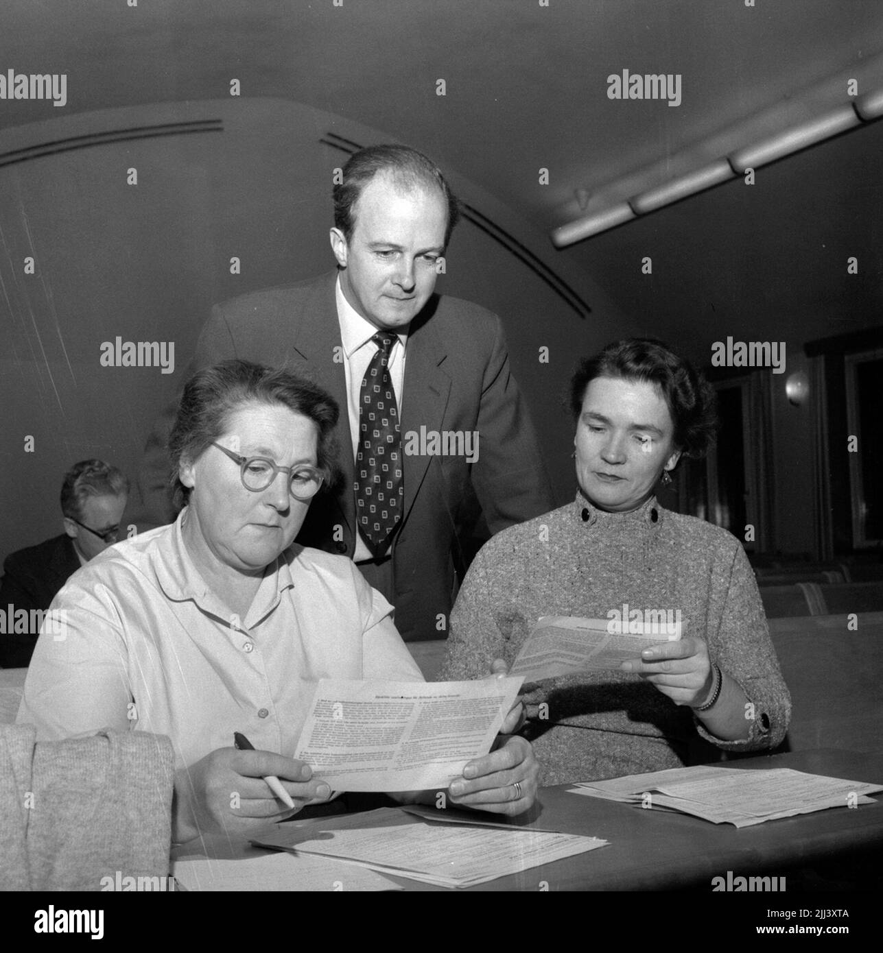 Declaration course.4 February 1959 Stock Photo - Alamy