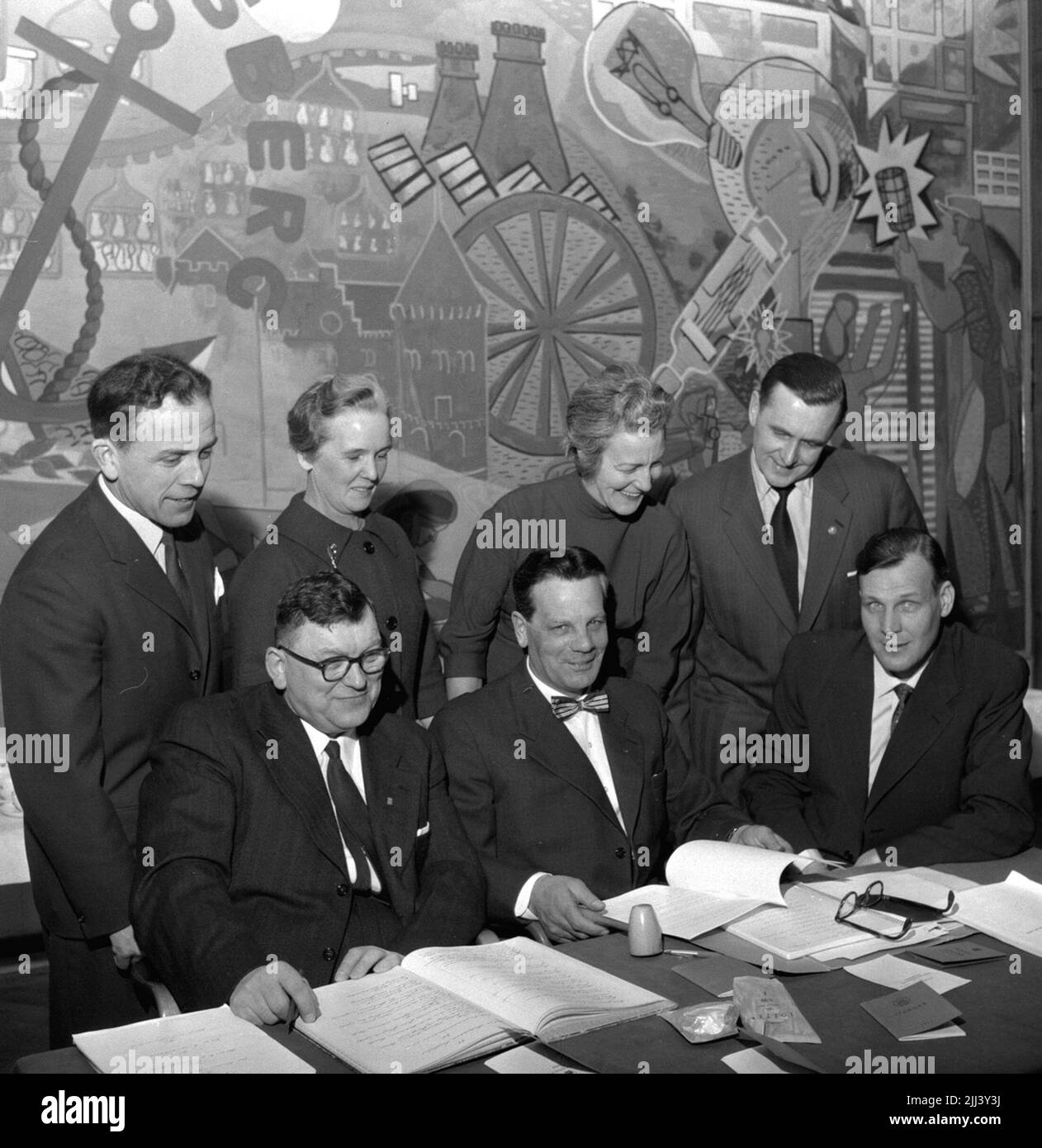 Crafts' annual meeting.26 February 1959 Stock Photo - Alamy