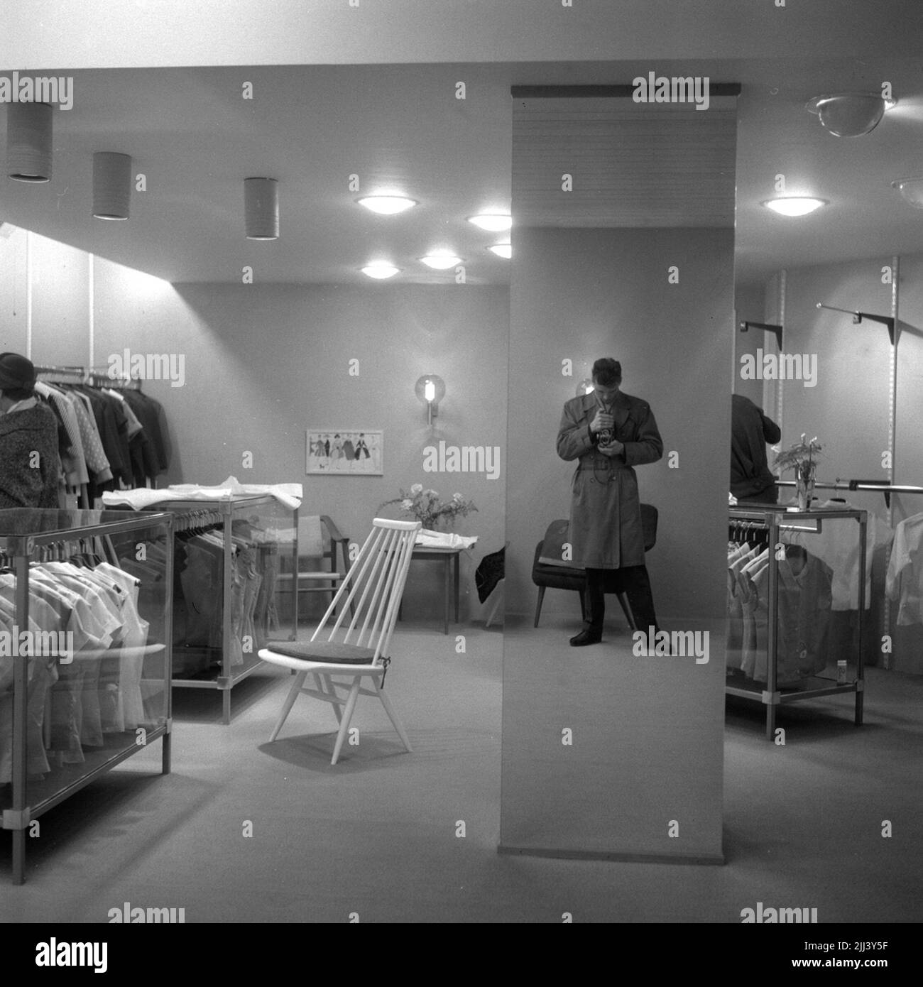 Street fashion display Black and White Stock Photos & Images - Alamy