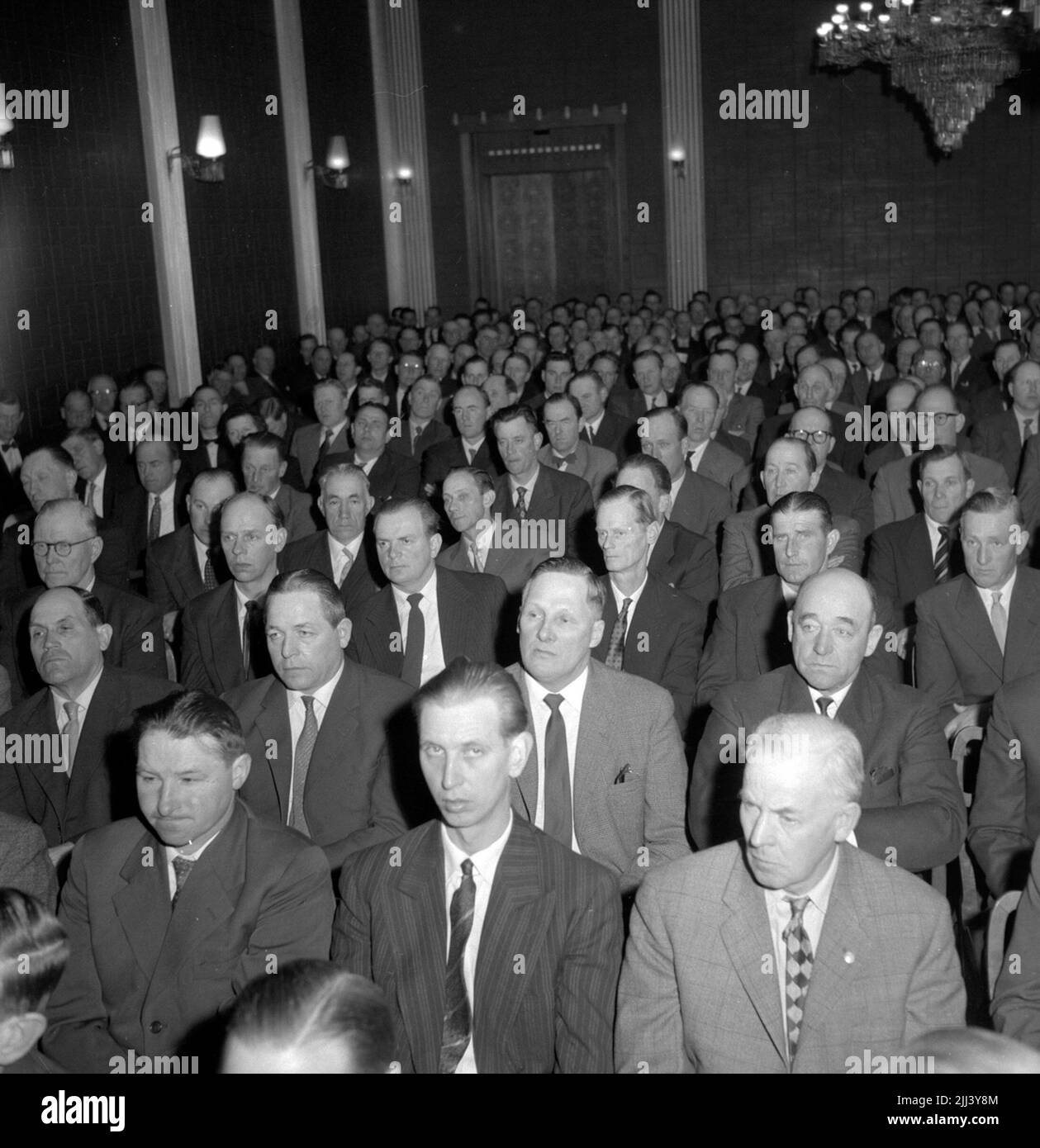 Party district congress. March 23, 1959 Stock Photo - Alamy