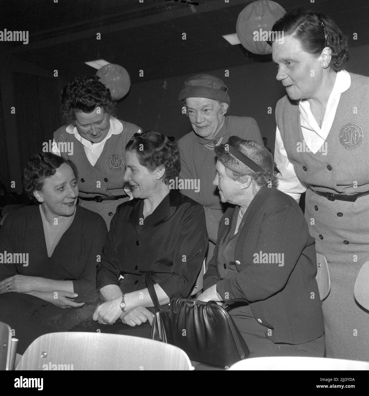 Club meeting women Black and White Stock Photos & Images - Alamy