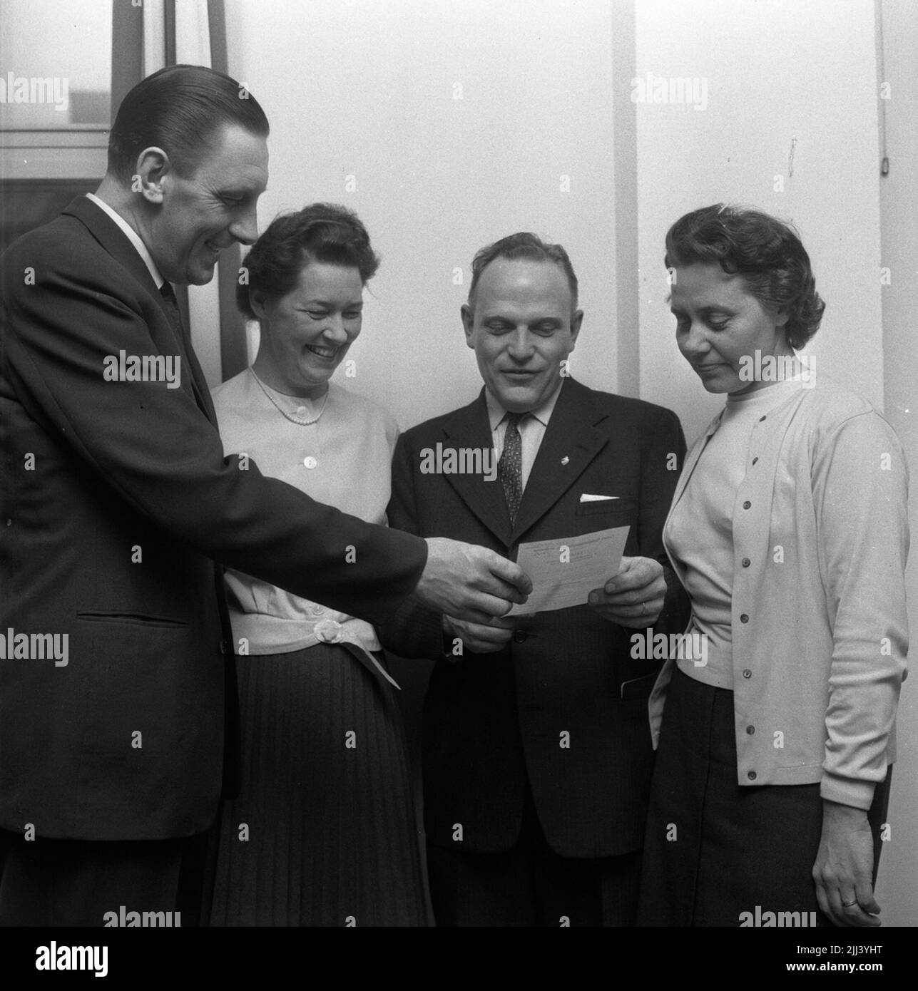 Purchasing at Private Dealers.15 April 1959 Stock Photo - Alamy