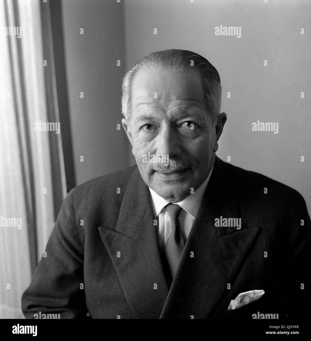 Sten Bergman. 21 april 1959 Stock Photo - Alamy