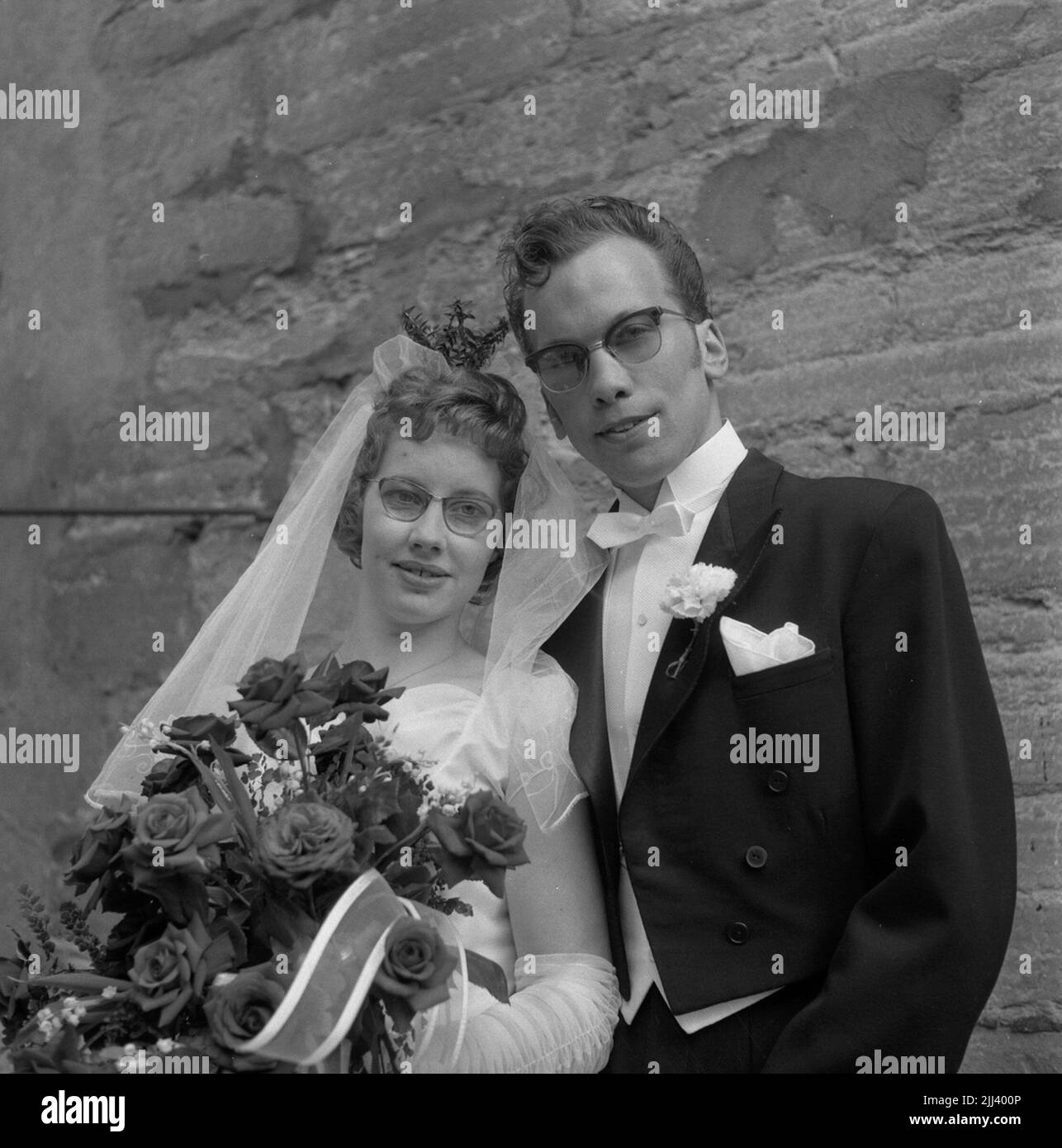 Pentecostal wedding. May 19, 1959 Stock Photo - Alamy