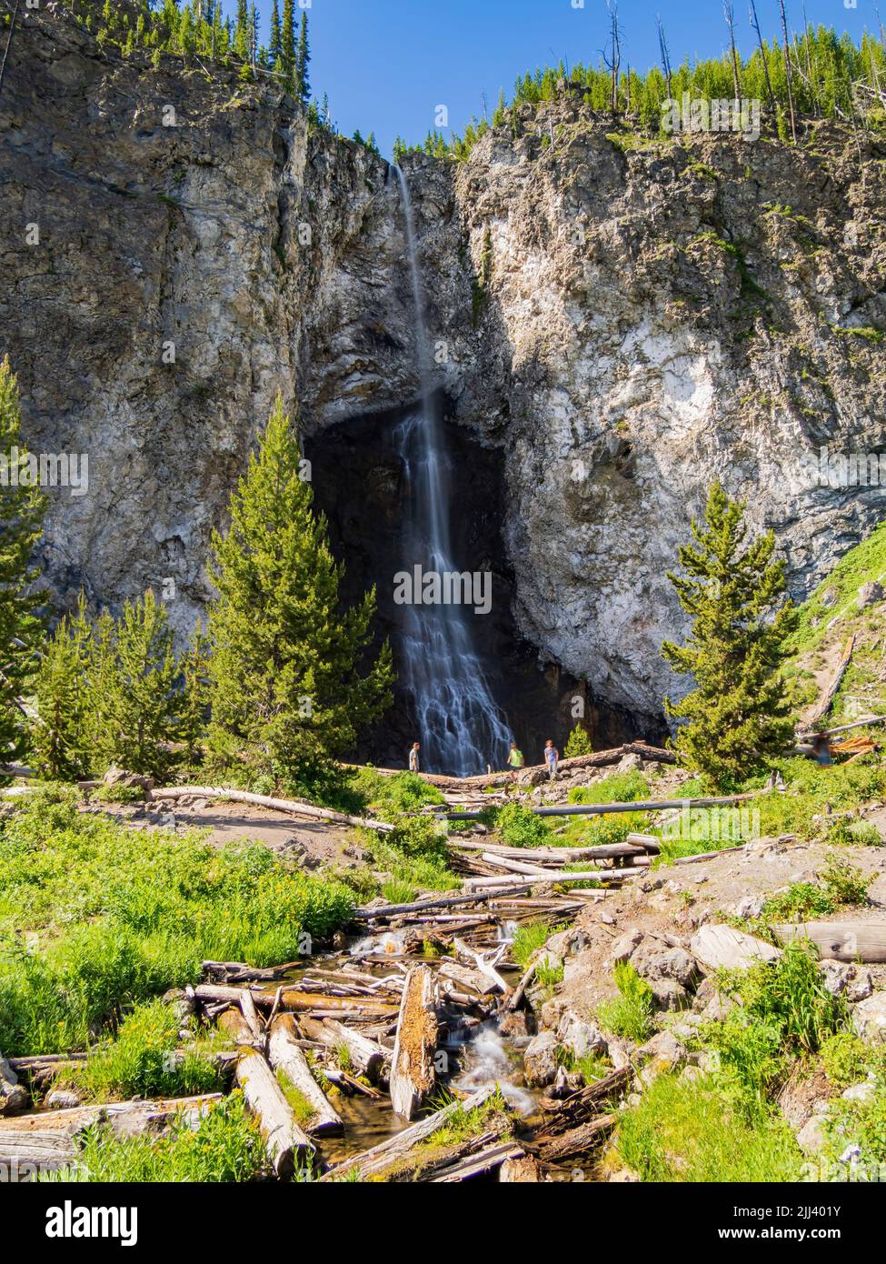 Fairy falls trail yellowstone hi-res stock photography and images - Alamy