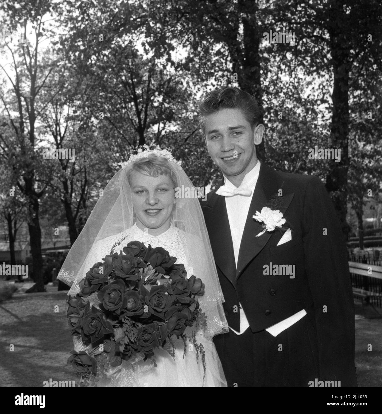 Pentecostal wedding. May 19, 1959 Stock Photo - Alamy