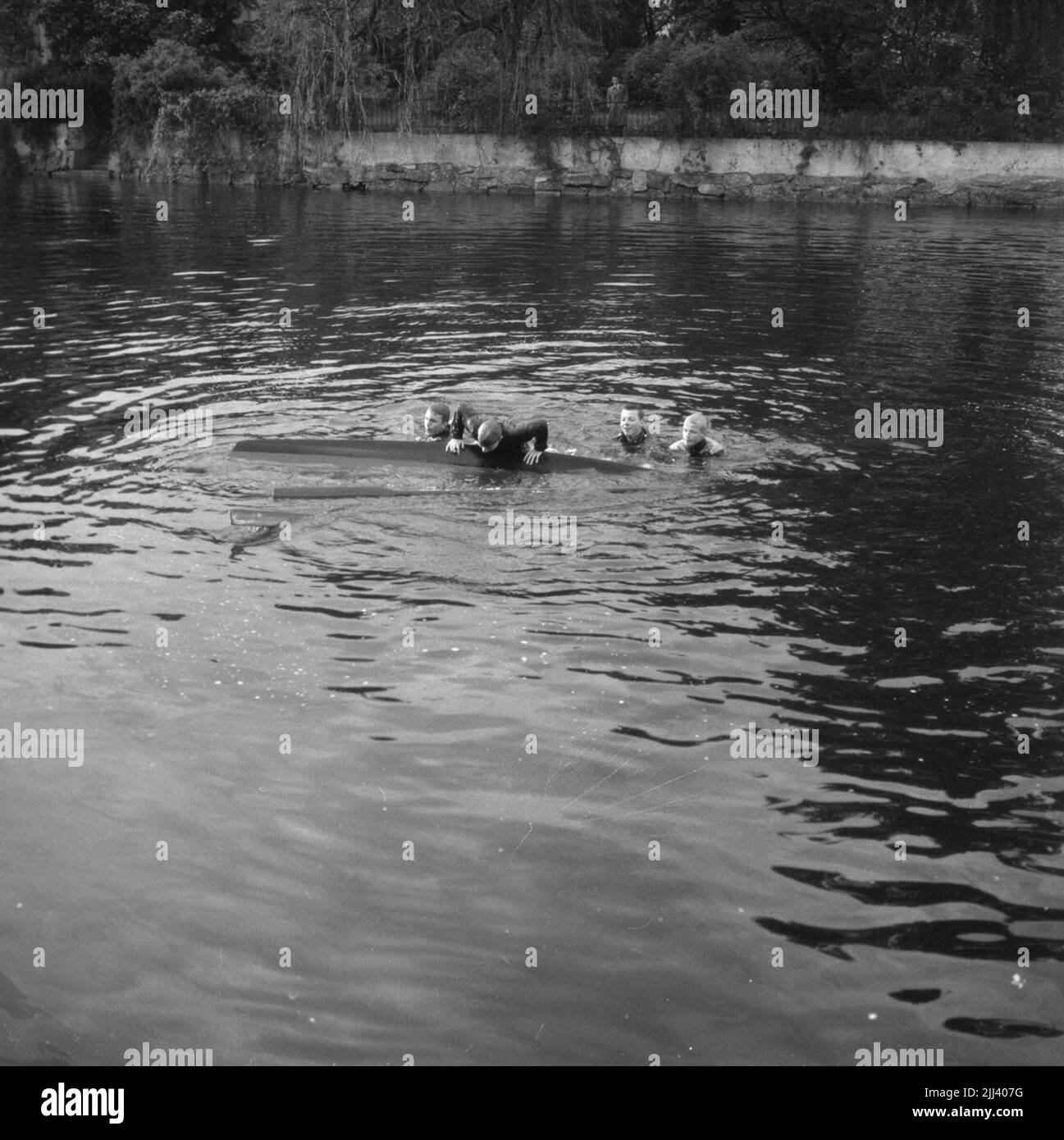 Life saving. May 28, 1959 Stock Photo - Alamy