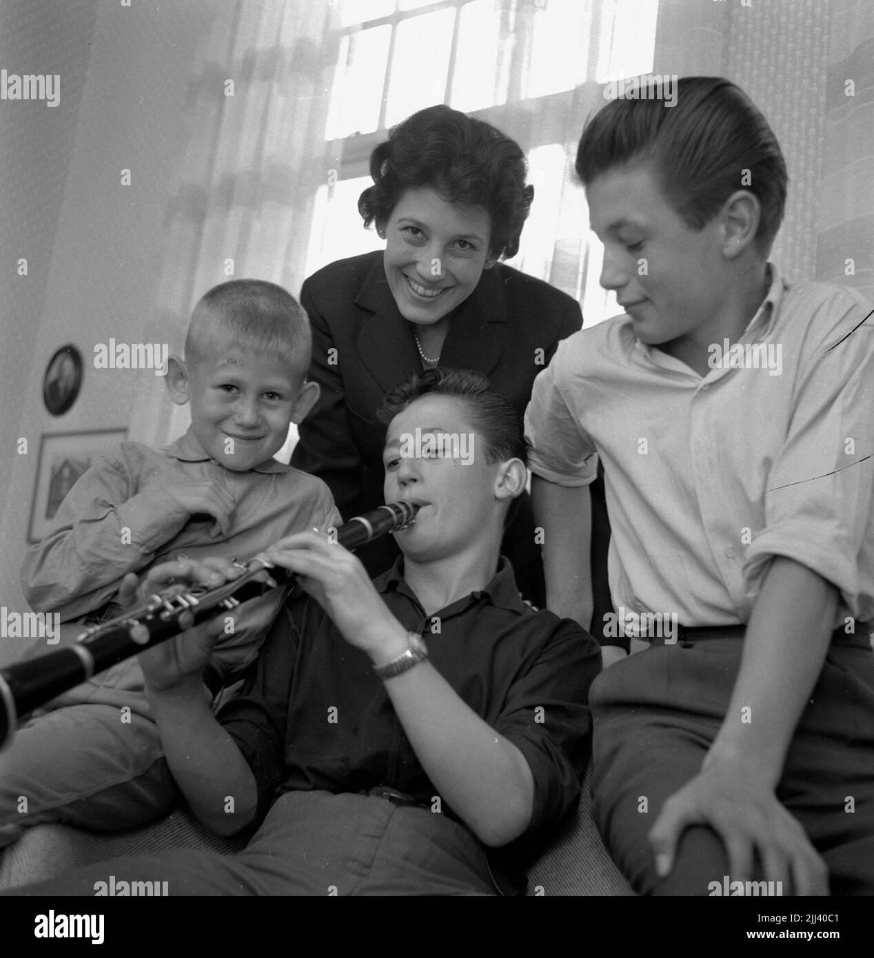 Family. June 3, 1959 Stock Photo - Alamy