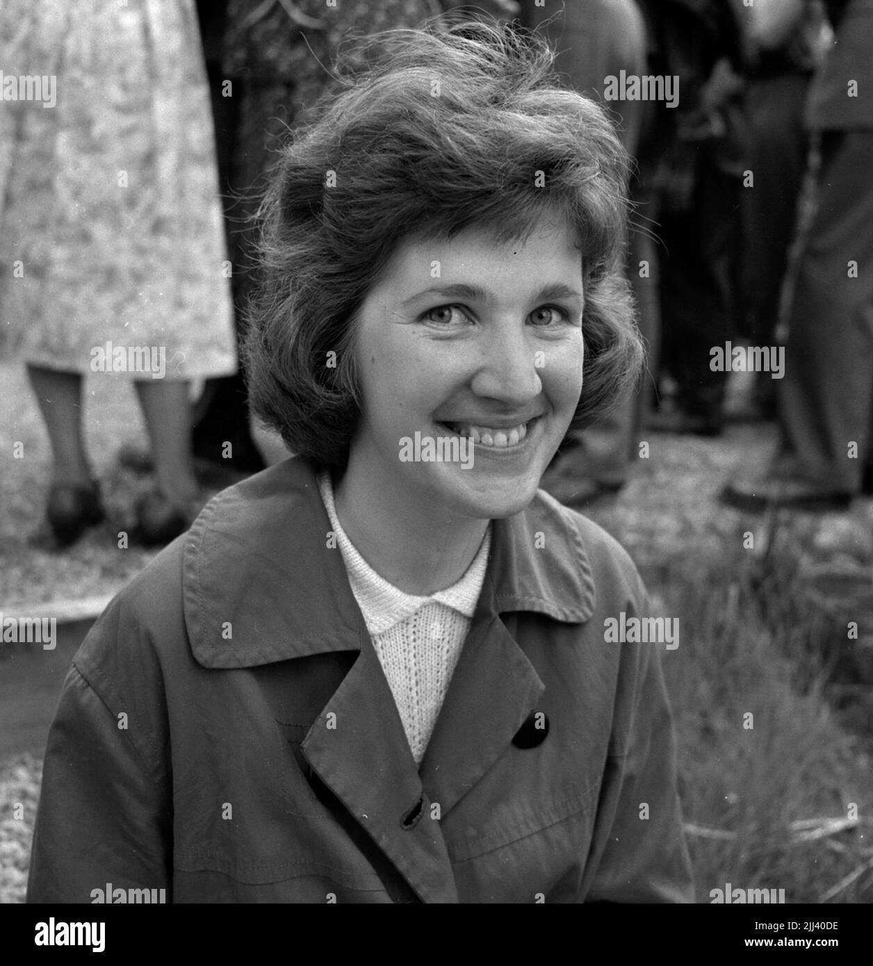 Visiting day at I3. June 8, 1959 Stock Photo - Alamy