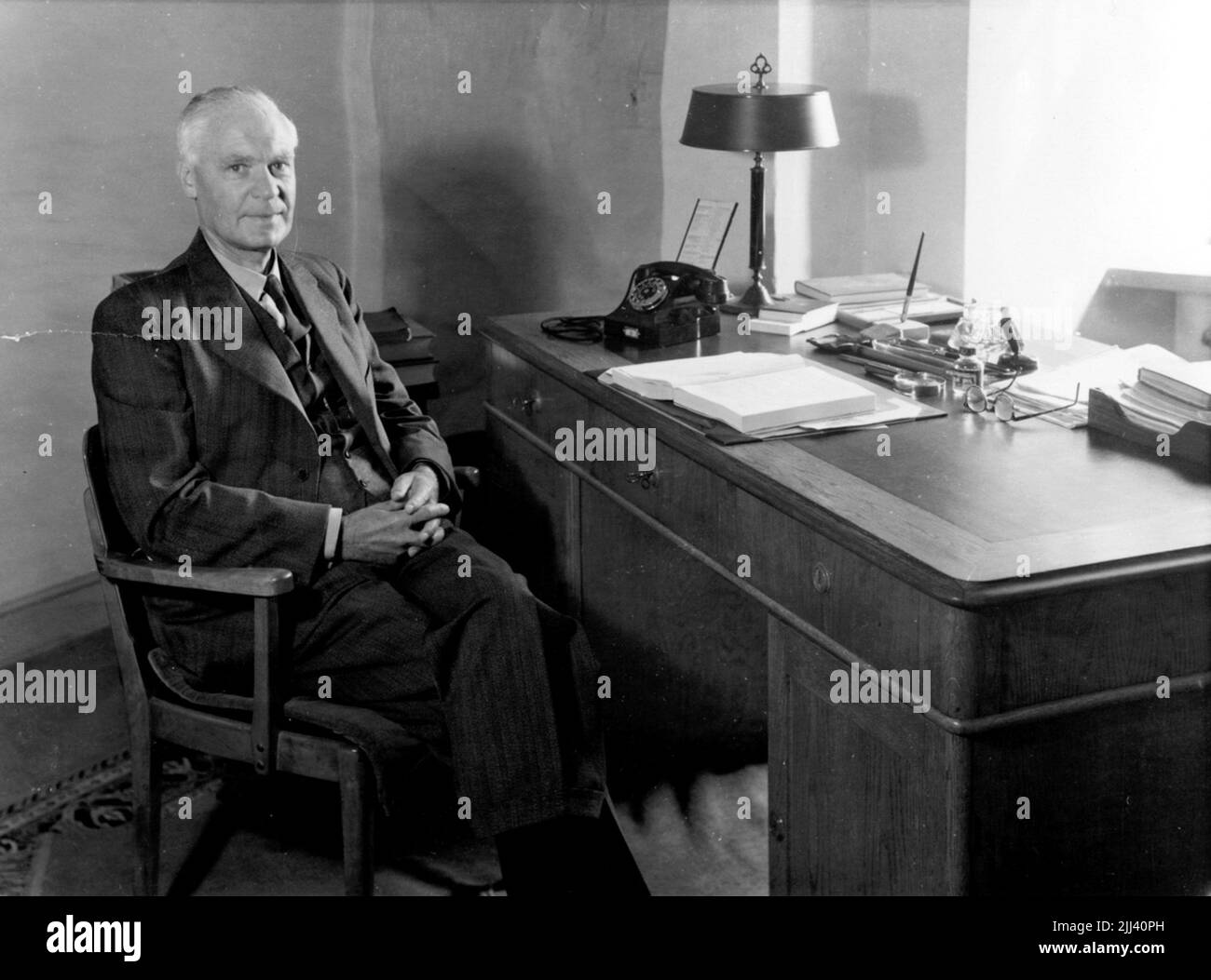 Örebro castle, office interior, a man Stock Photo - Alamy