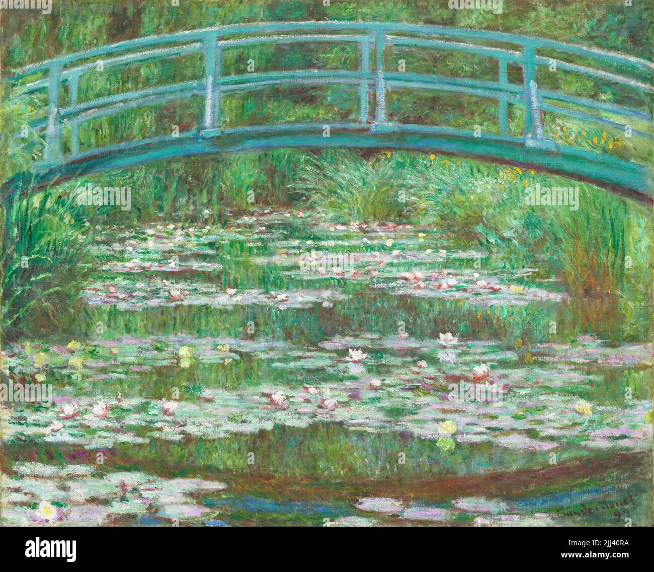 Claude monet japanese footbridge hi-res stock photography and images ...