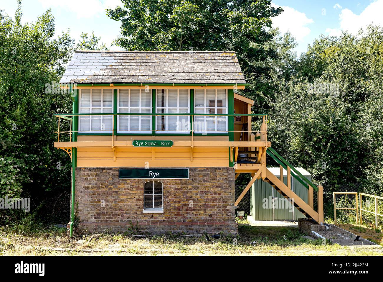 Rye Signal Box, Rye Railway Station, East Sussex Stock Photo - Alamy