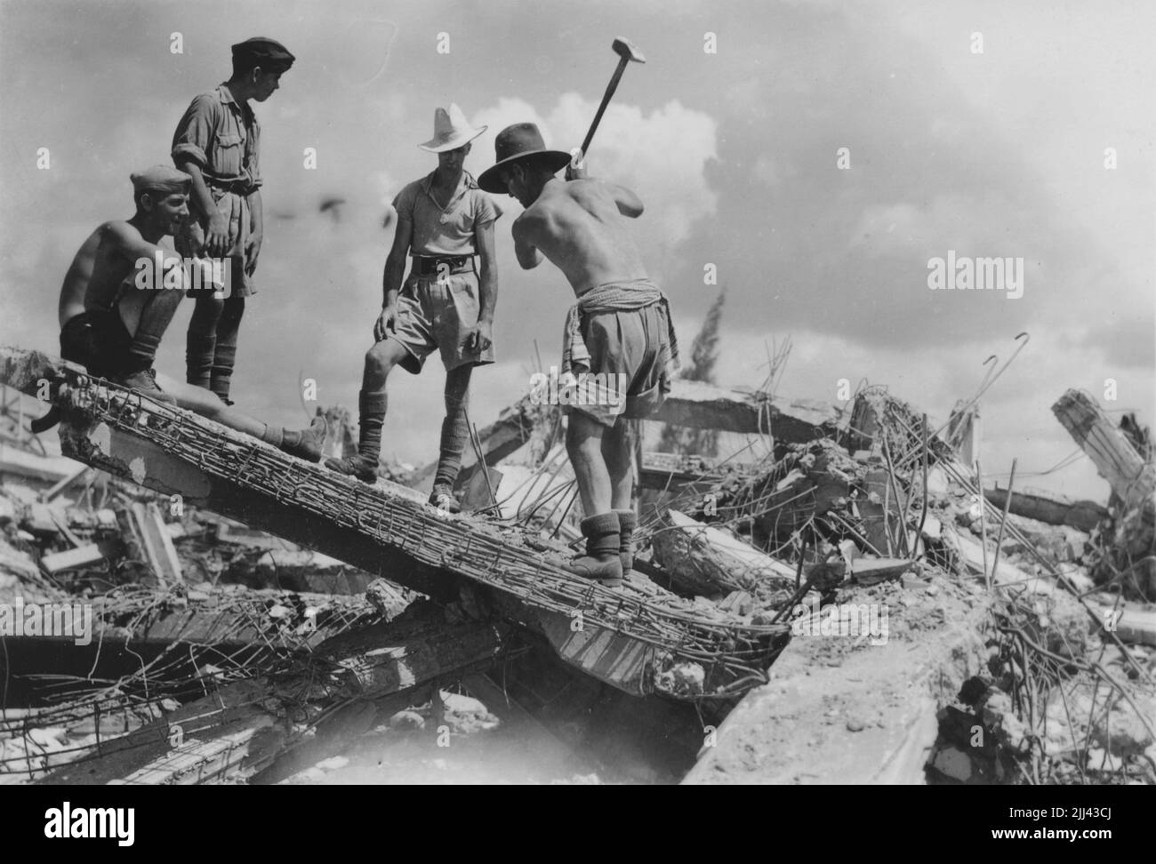 Pacific War, 1941-1945. Allied troops taken as prisoners-of-war by the ...