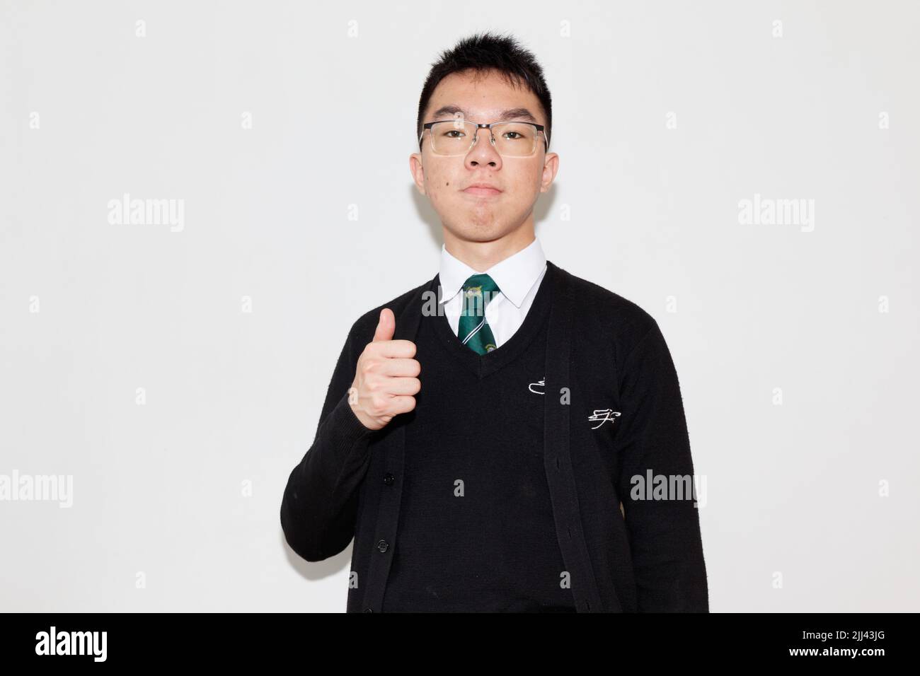 Boy uniform speech hi-res stock photography and images - Alamy