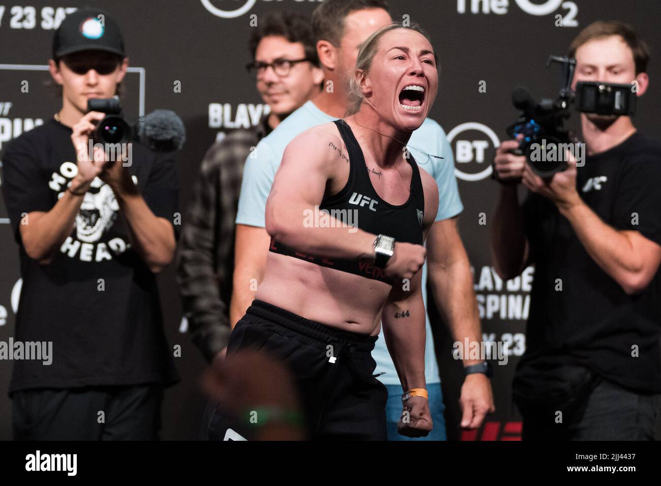 London, UK. 22nd July, 2022. LONDON, UK - JULY 22: English MMA fighter ...