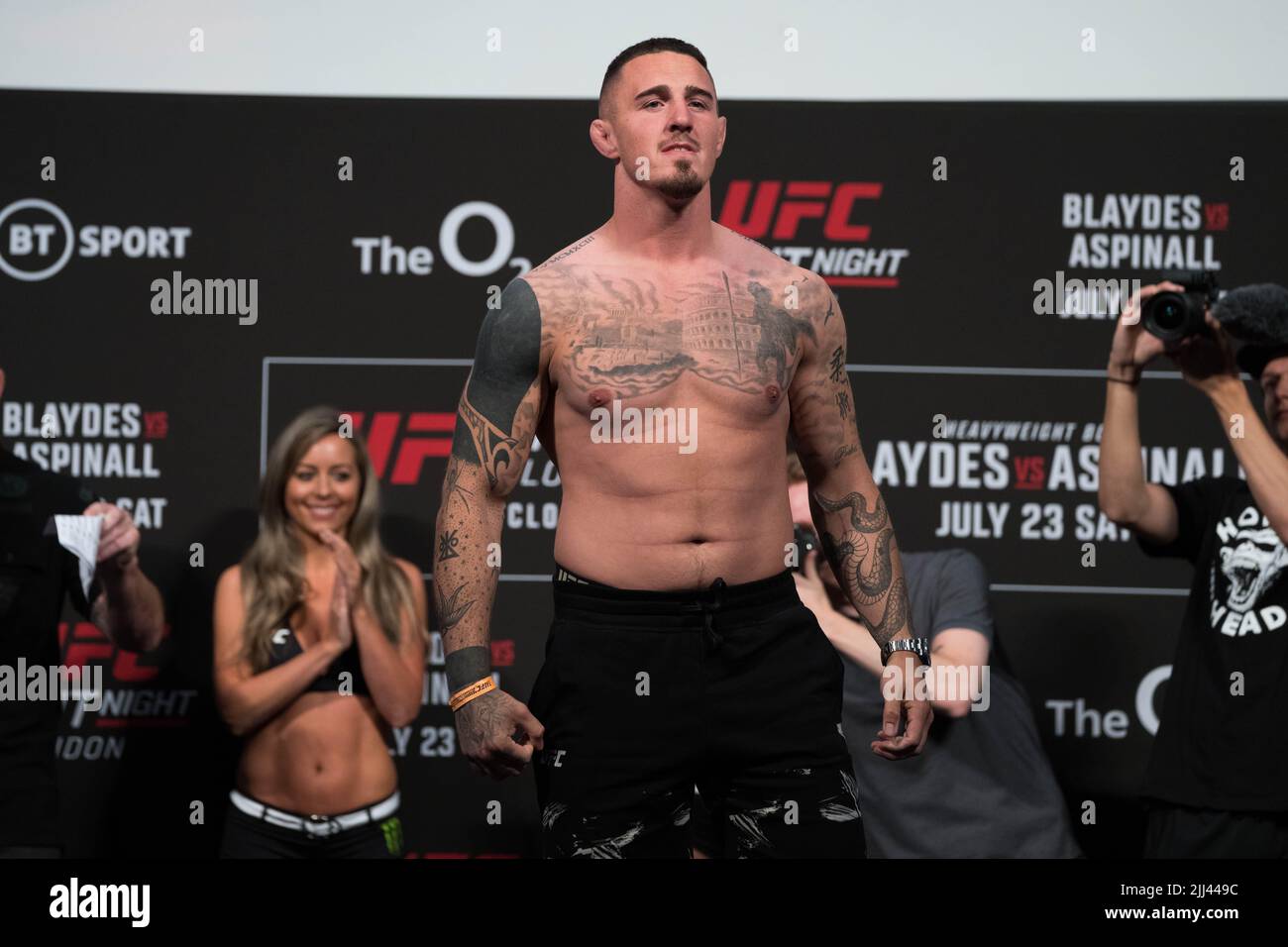 London, UK. 22nd July, 2022. LONDON, UK - JULY 22: English MMA fighter ...