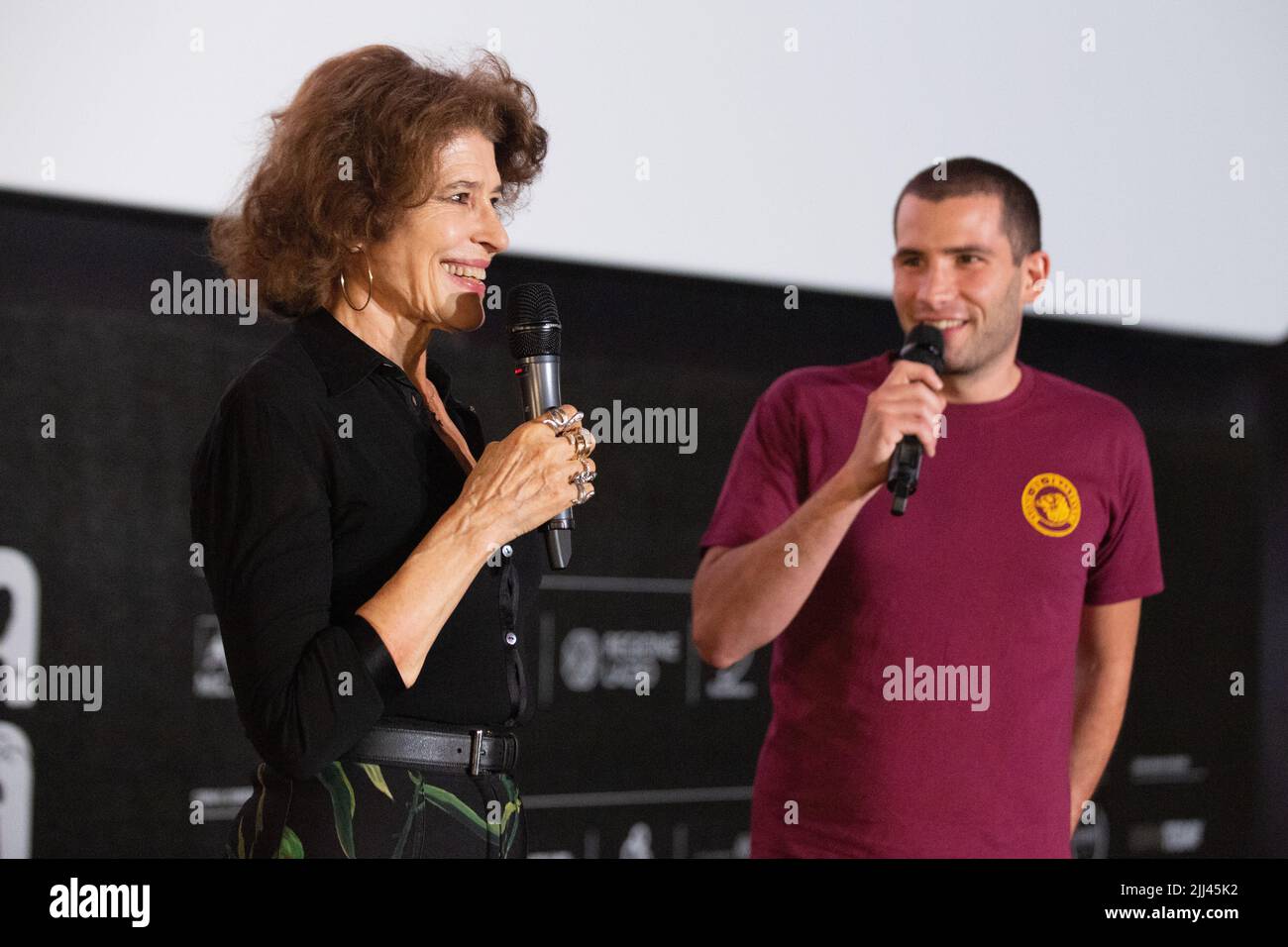 July 22, 2022, Rome, Italy: French actress Fanny Ardant in the San ...