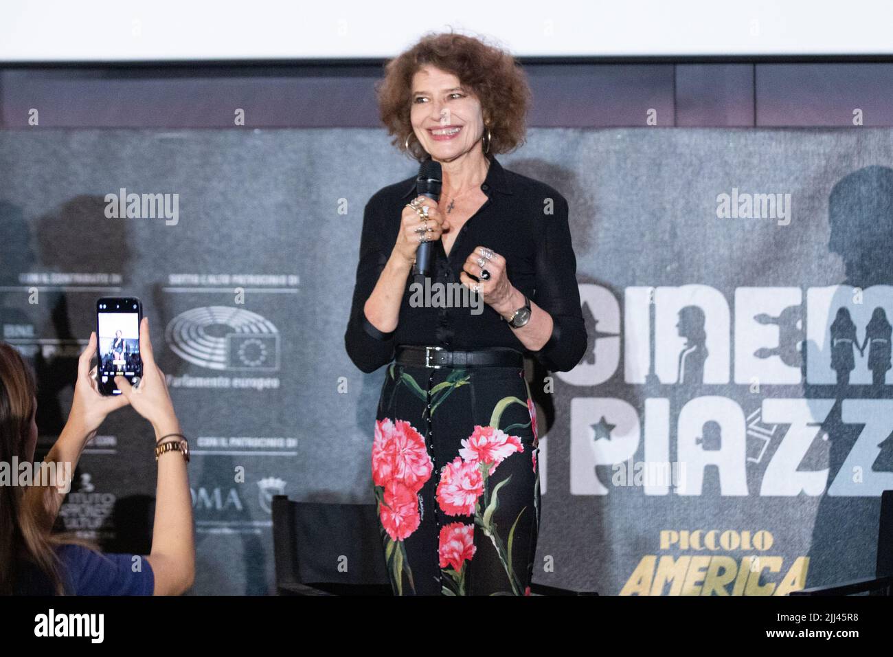 July 22, 2022, Rome, Italy: French actress Fanny Ardant in the San ...