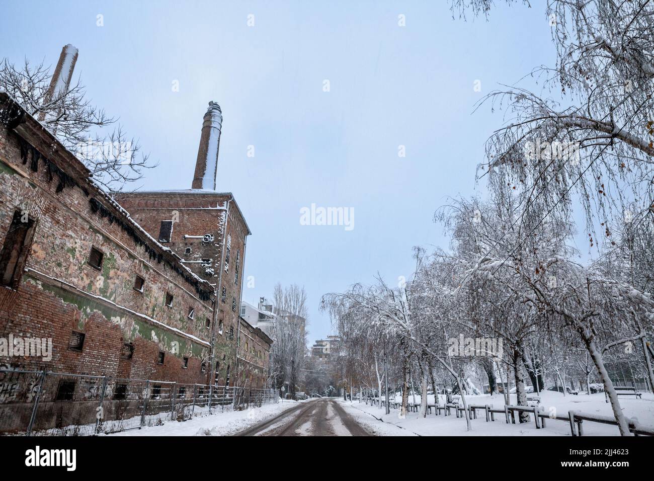 Picture of an abandoned industrial complex from the industrial ...