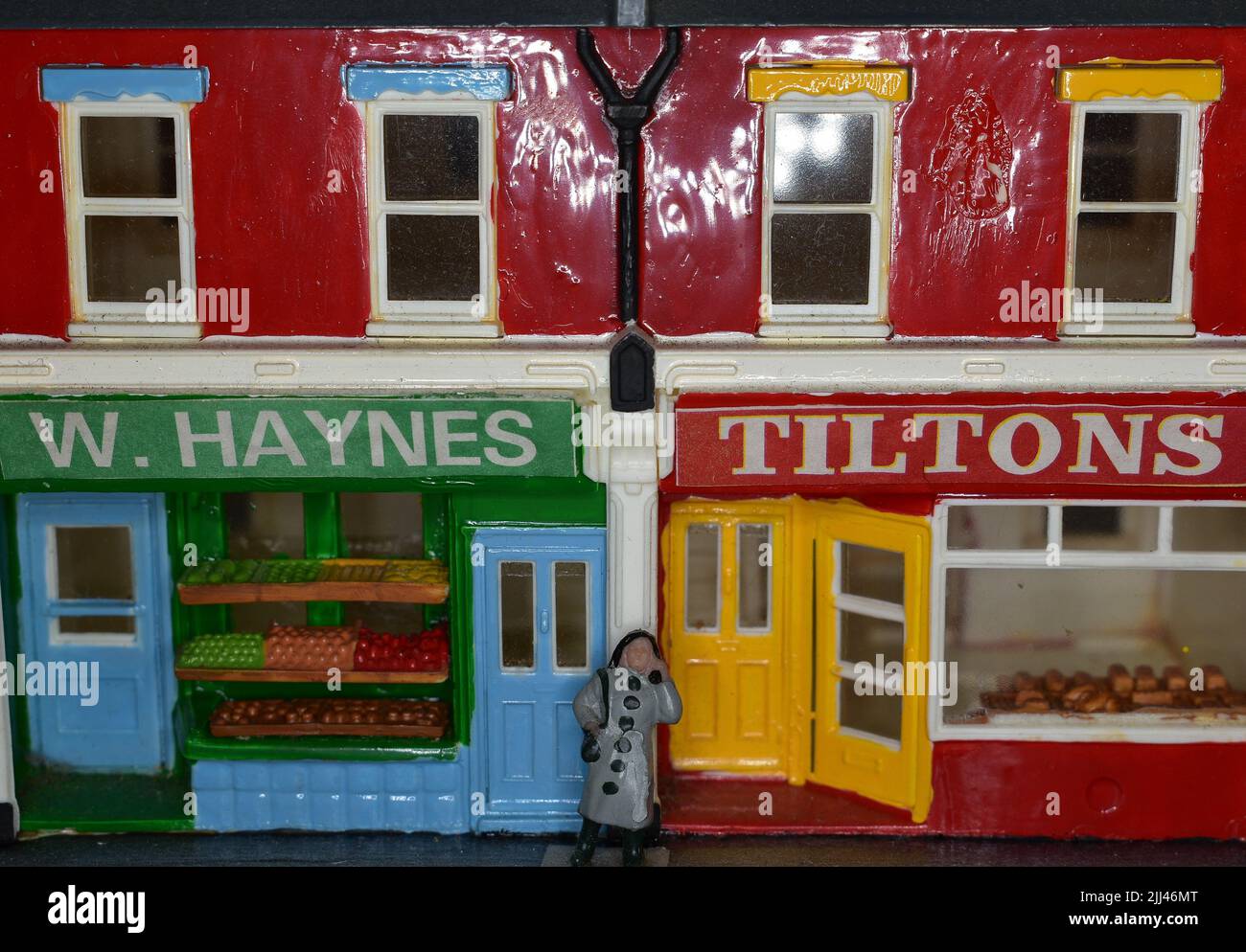 Close Up Photos Of A Model Train Set In A Loft Stock Photo - Alamy